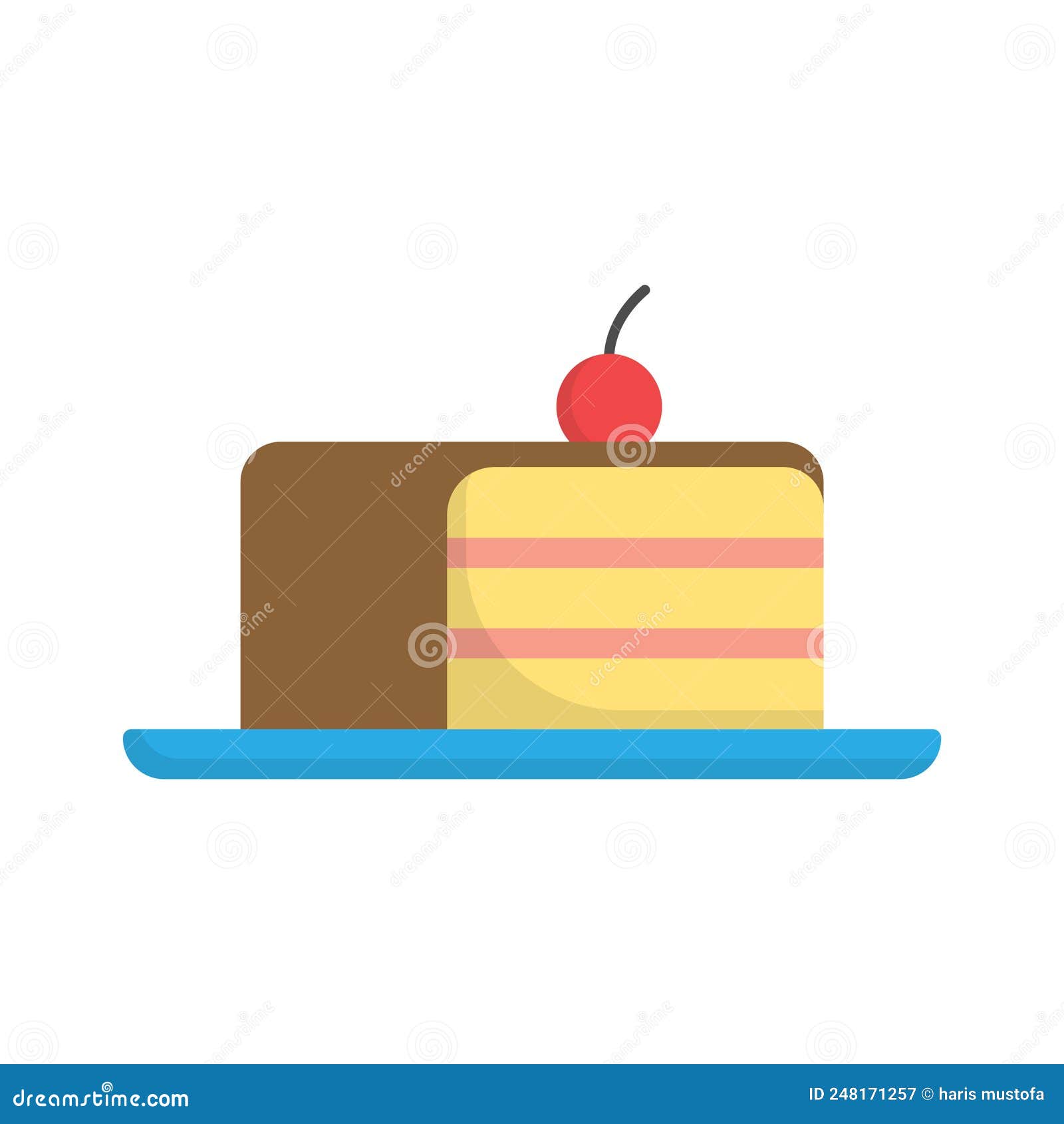 Cake Icon Design Template Vector Illustration Stock Vector ...