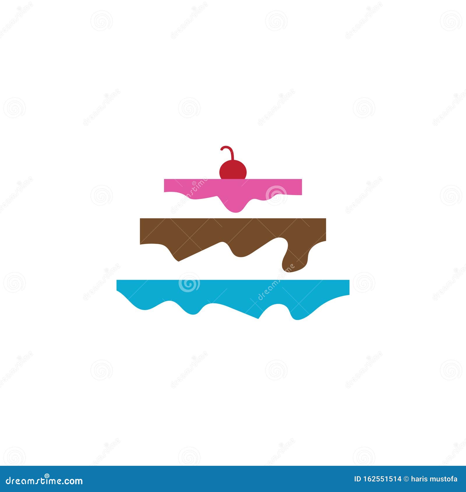 Cake Icon Design Template Vector Isolated Illustration Stock ...