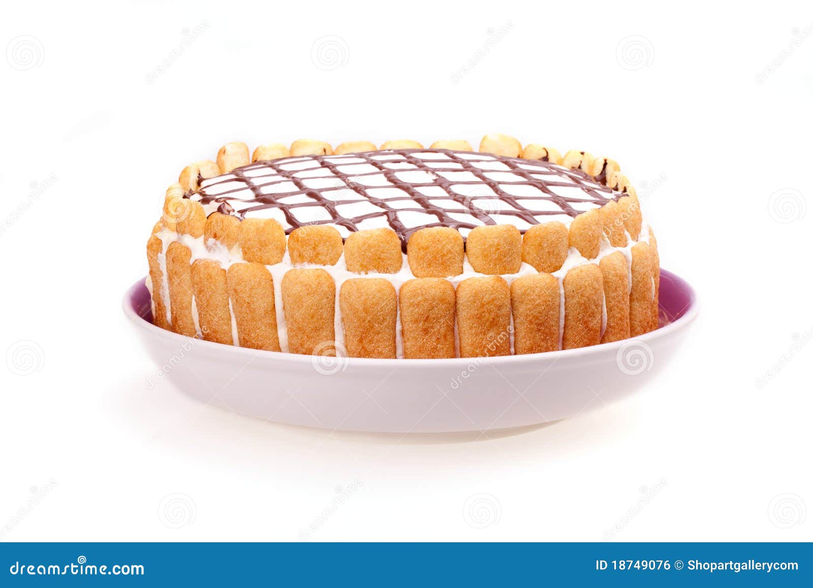 Cake Isolated stock photo. Image of refreshment, sweet - 18749076