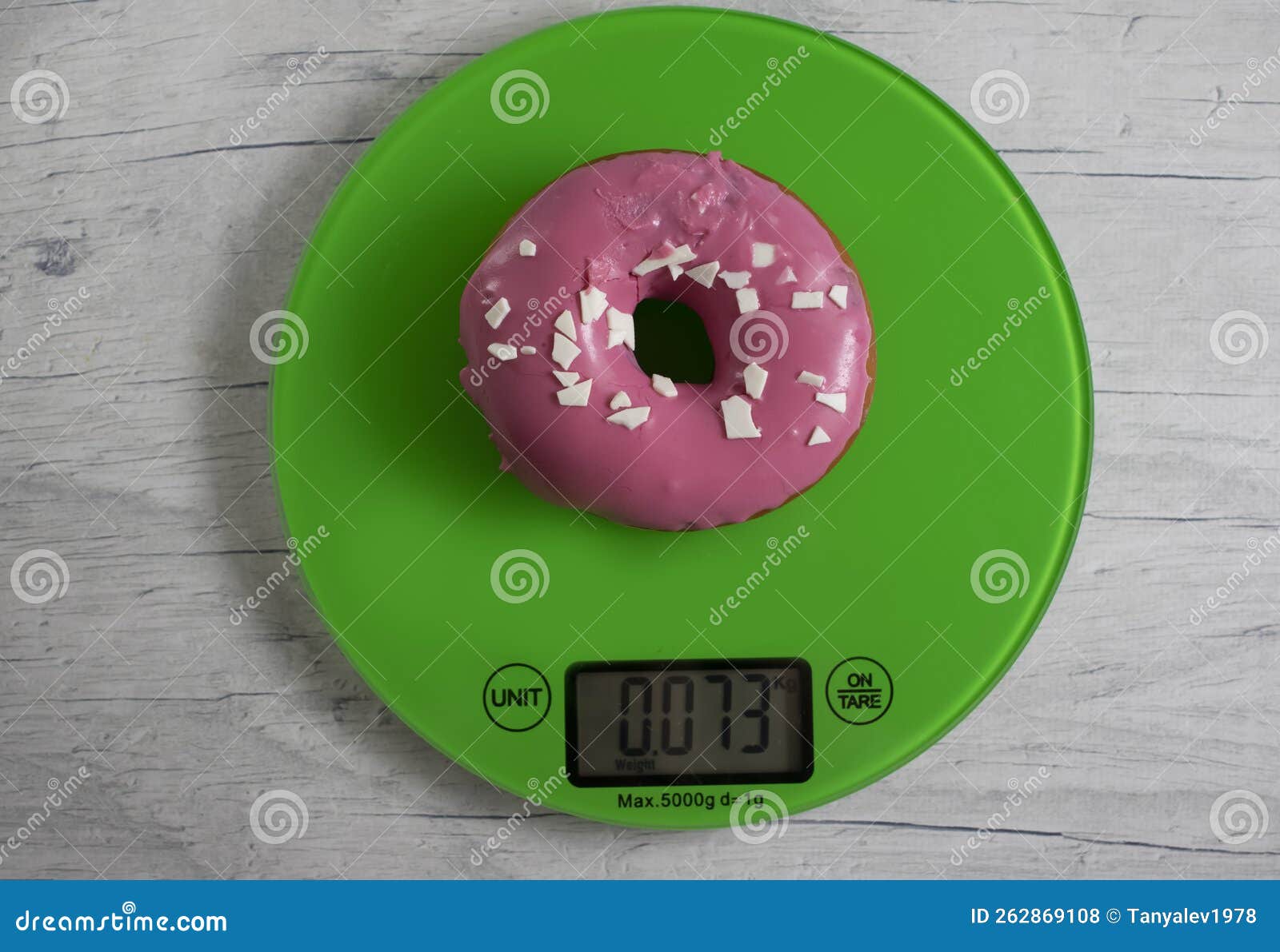 A Cupcake On The Scales Stock Photo | CartoonDealer.com #90124104