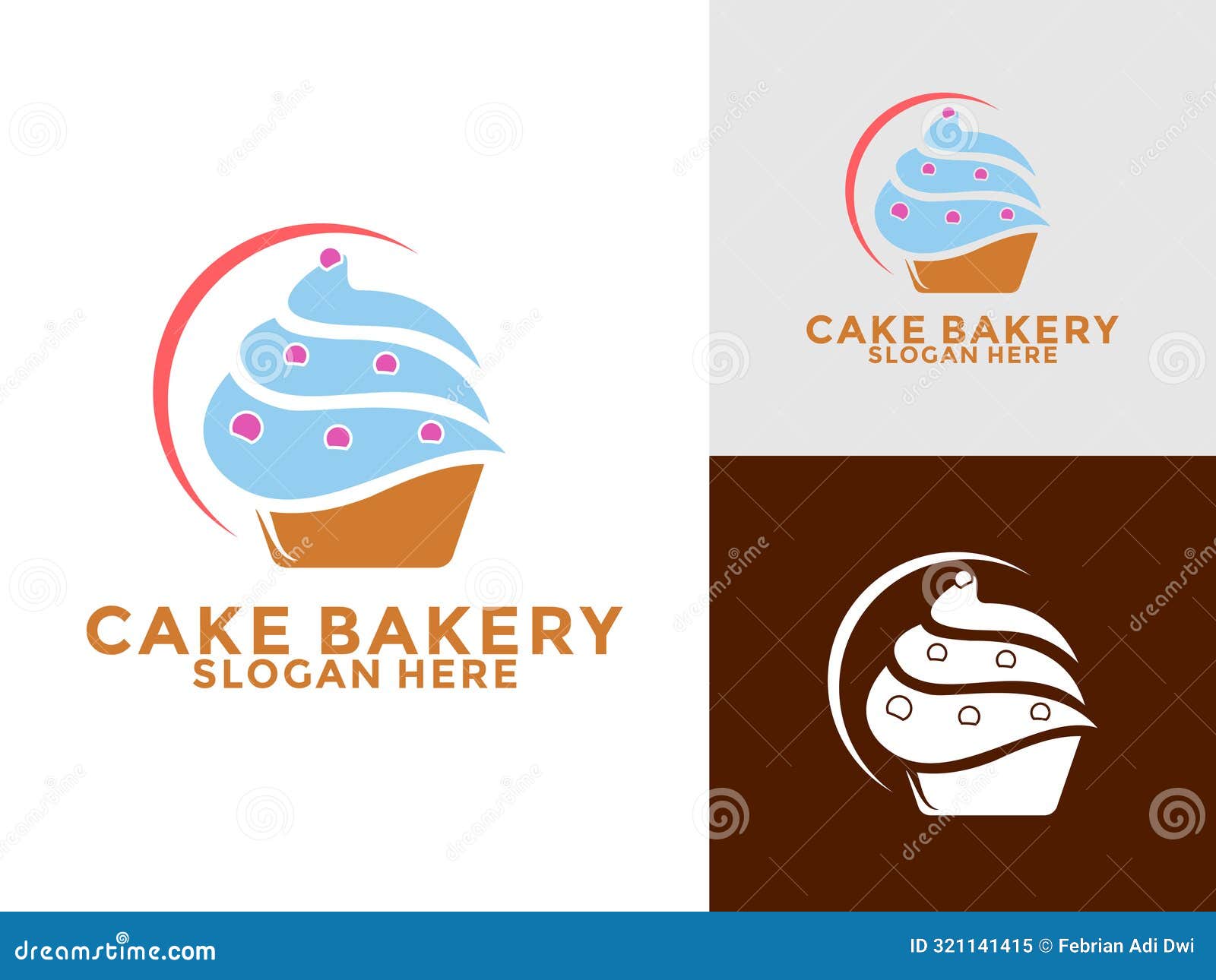 Cake Logo Icon Template, Cake Bakery Logo Vector Illustration Stock ...