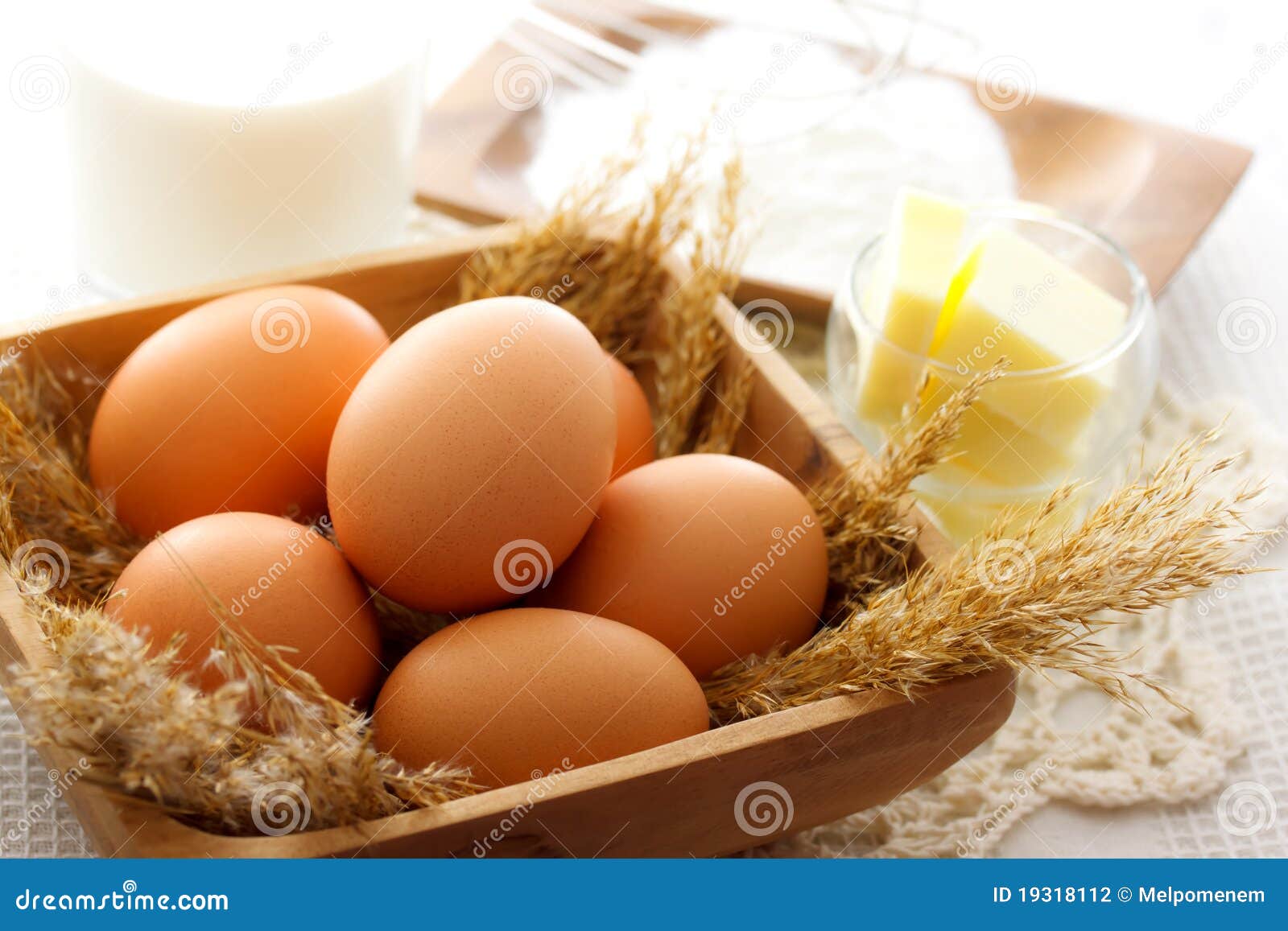 Cake making ingredients stock photo. Image of bake, cook - 19318112