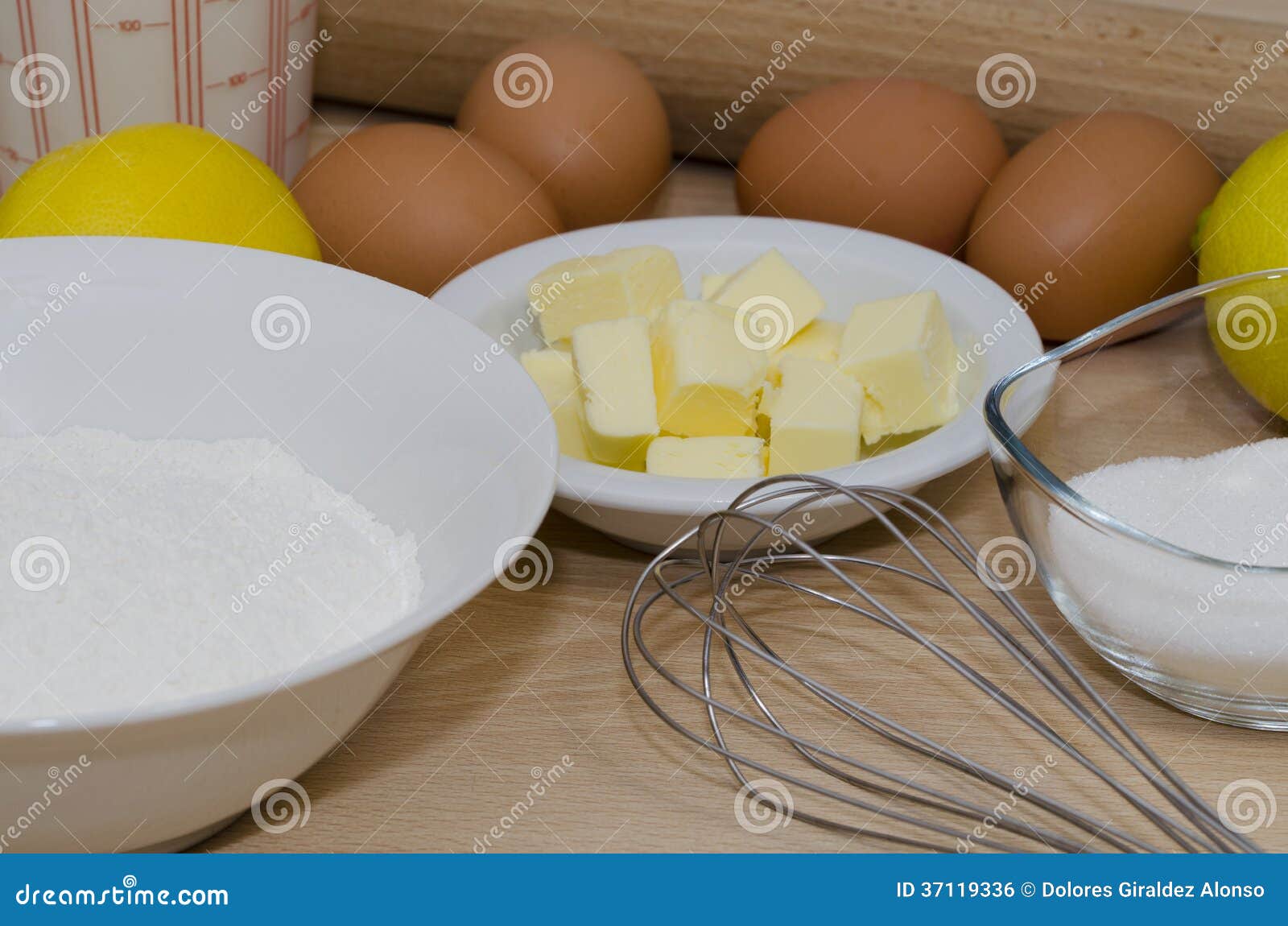 Cake making stock photo. Image of baking, equipment, ingredient - 37119336