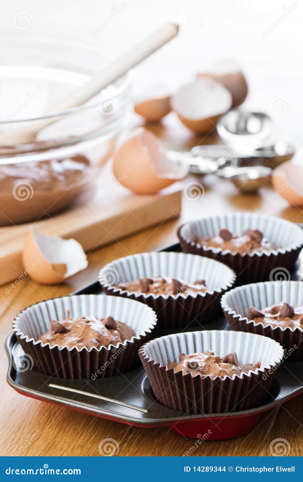 Cake Mixture stock photo. Image of chip, chocolate, table - 14289344