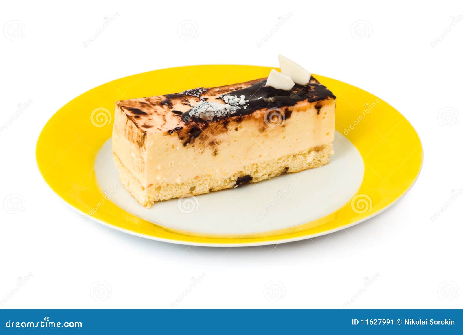 Cake on plate stock image. Image of healthy, gourmet - 11627991