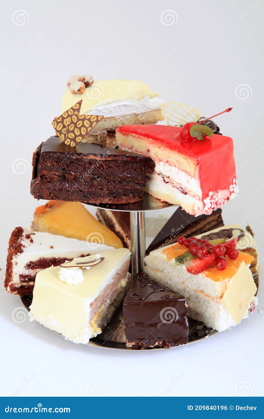Cake Sampler Tray, Two Story Cake Sampler, Various Cake Display ...