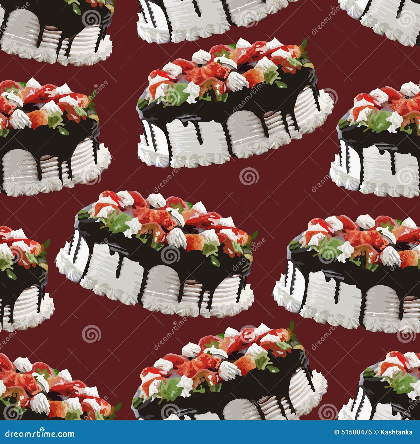 Cake 2 stock vector. Illustration of confection, graphic - 51500476