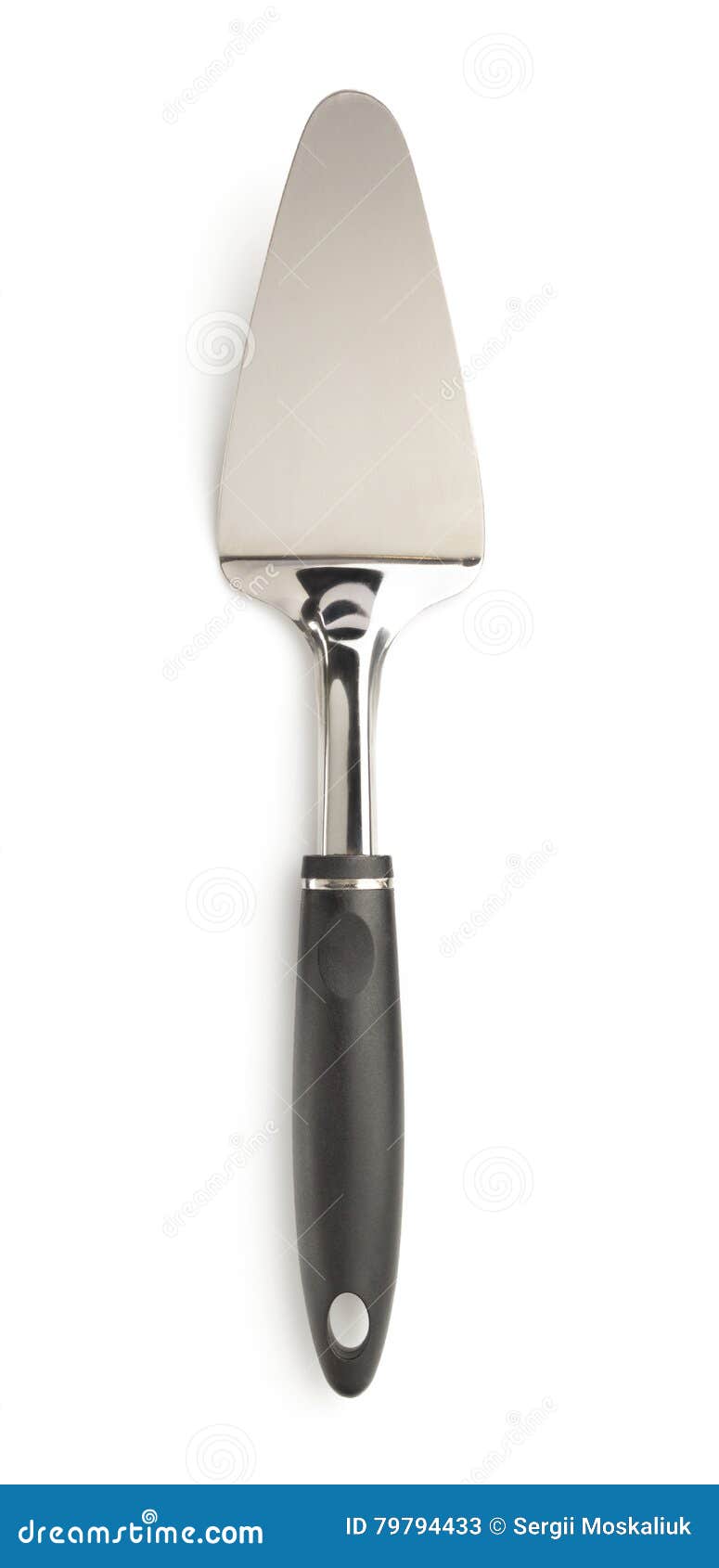 Cake Server Isolated on White Stock Image - Image of dish, background ...