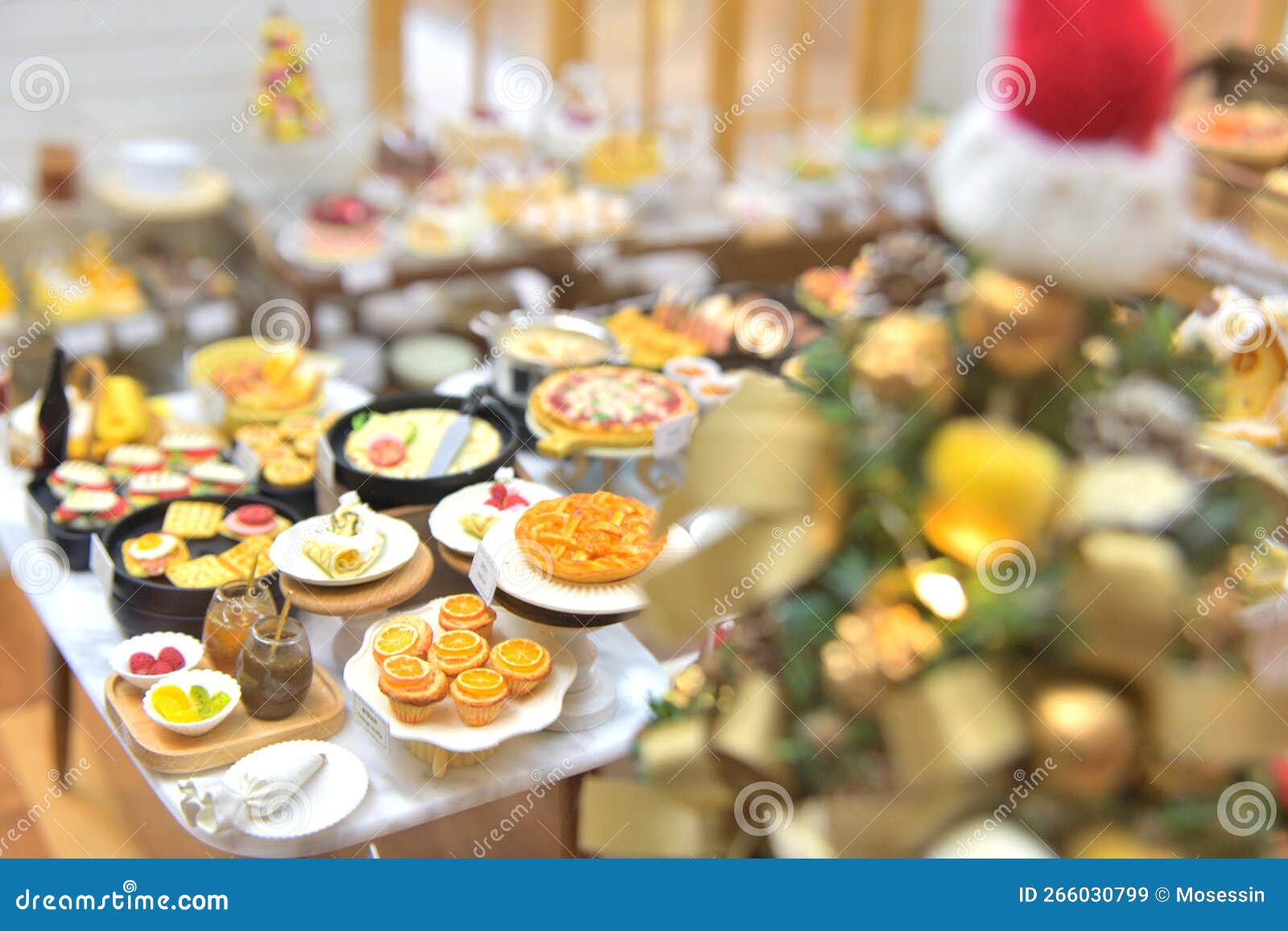 Cake Shop Small Scale Miniature Model Stock Image - Image of hair ...