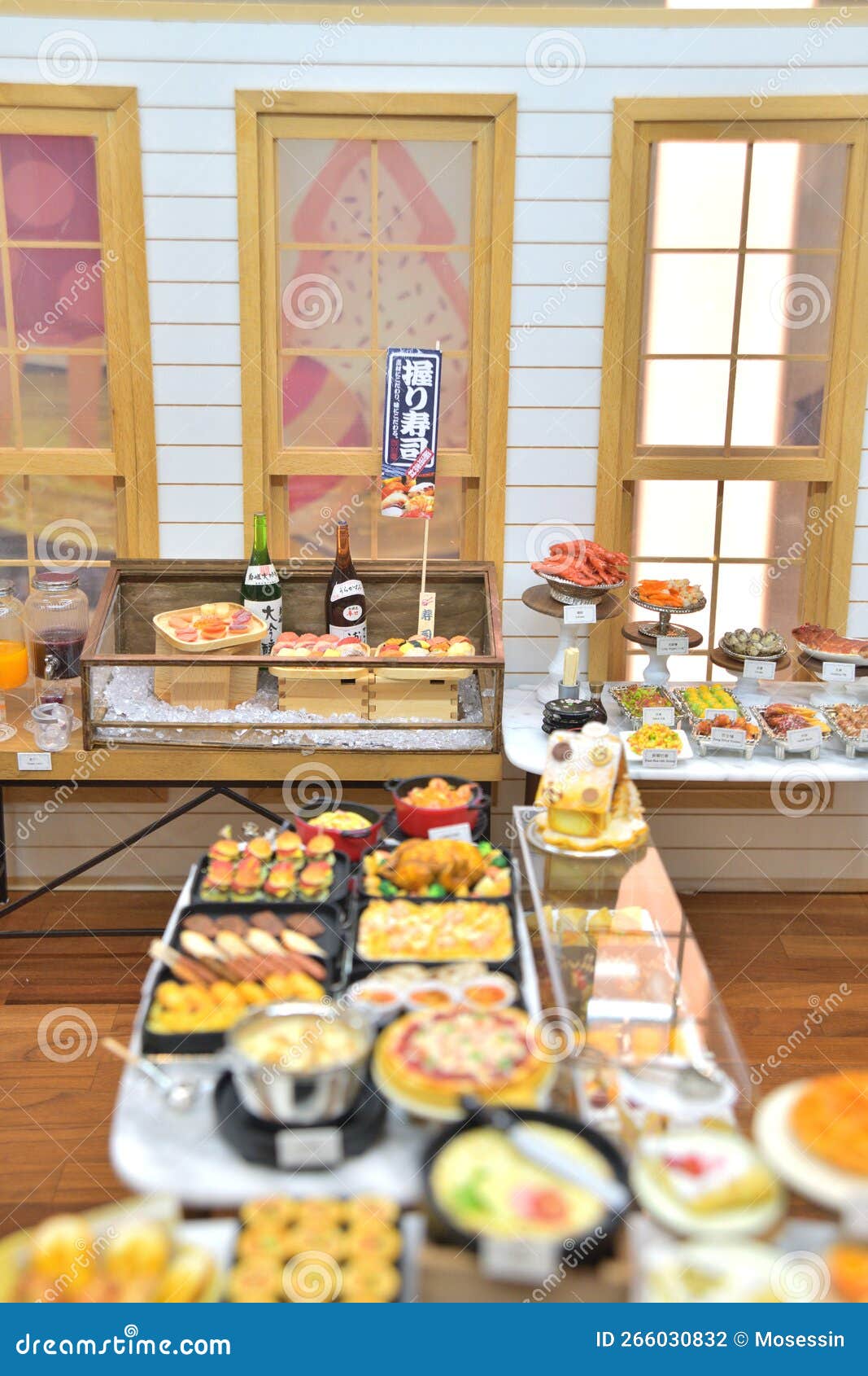 Cake Shop Small Scale Miniature Model Stock Photo - Image of details ...