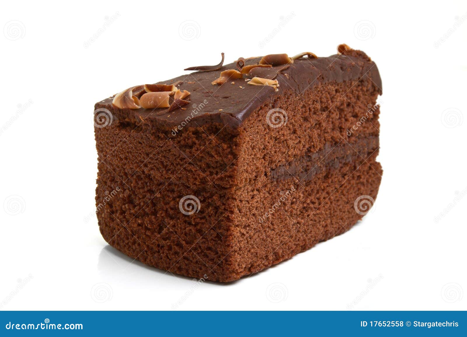 Cake Slice stock photo. Image of studio, perspective - 17652558