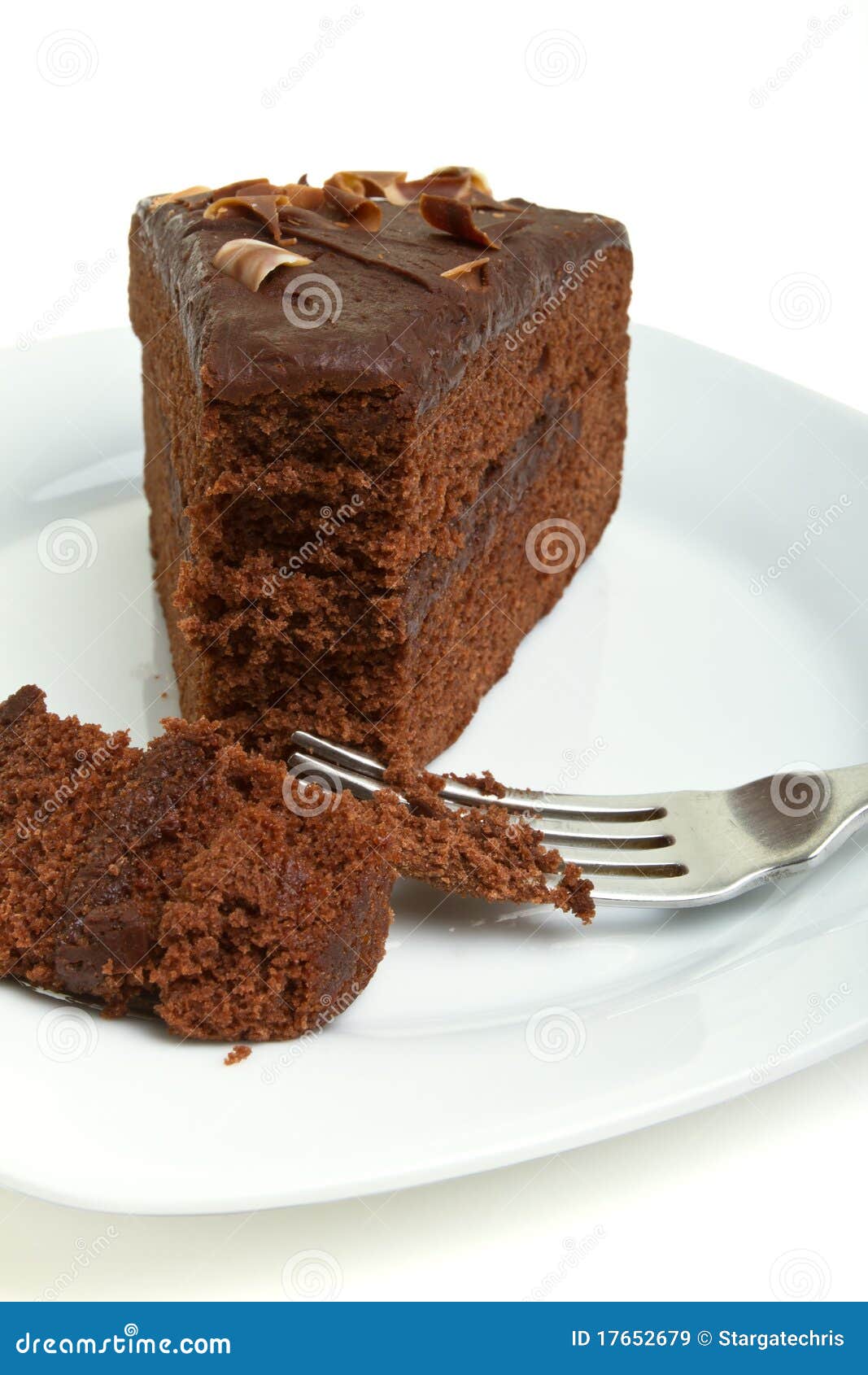Cake Slice stock image. Image of homemade, studio, perspective - 17652679