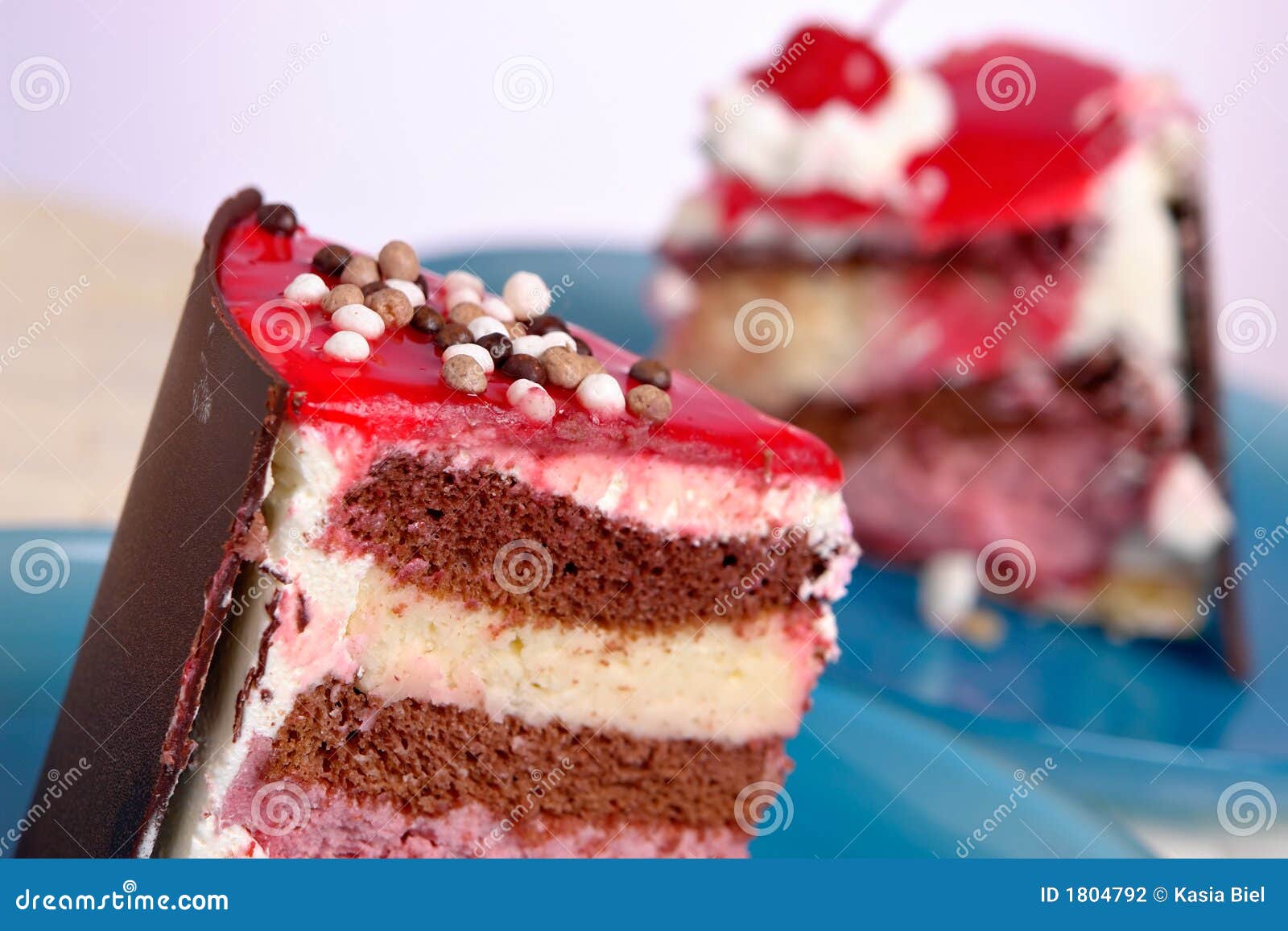 Cake Slices stock photo. Image of bakery, dessert, sugar - 1804792