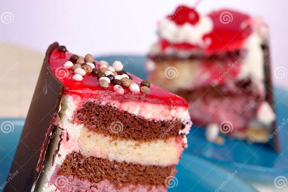 Cake Slices stock photo. Image of bakery, dessert, sugar - 1804792