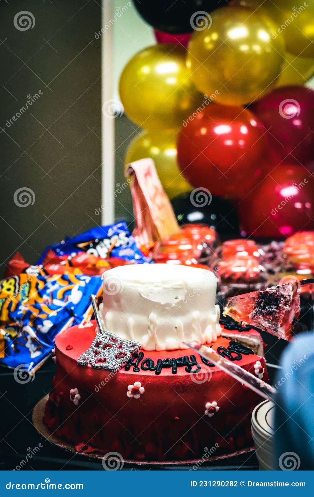 Cake Time stock photo. Image of food, time, cake, birthday - 231290282