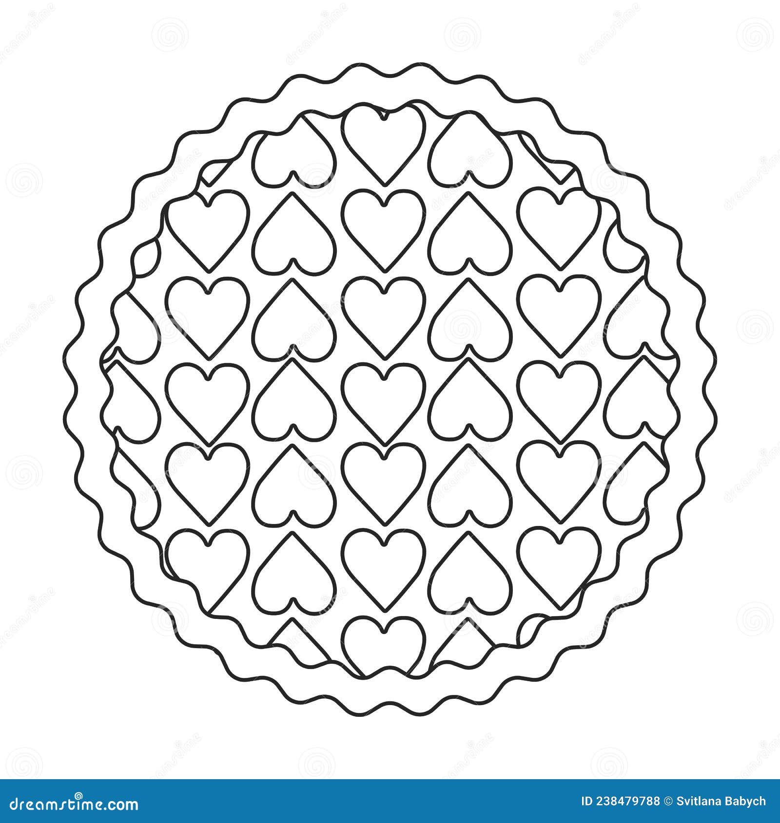 Cake Top View Vector Icon.Outline Vector Icon Isolated on White ...