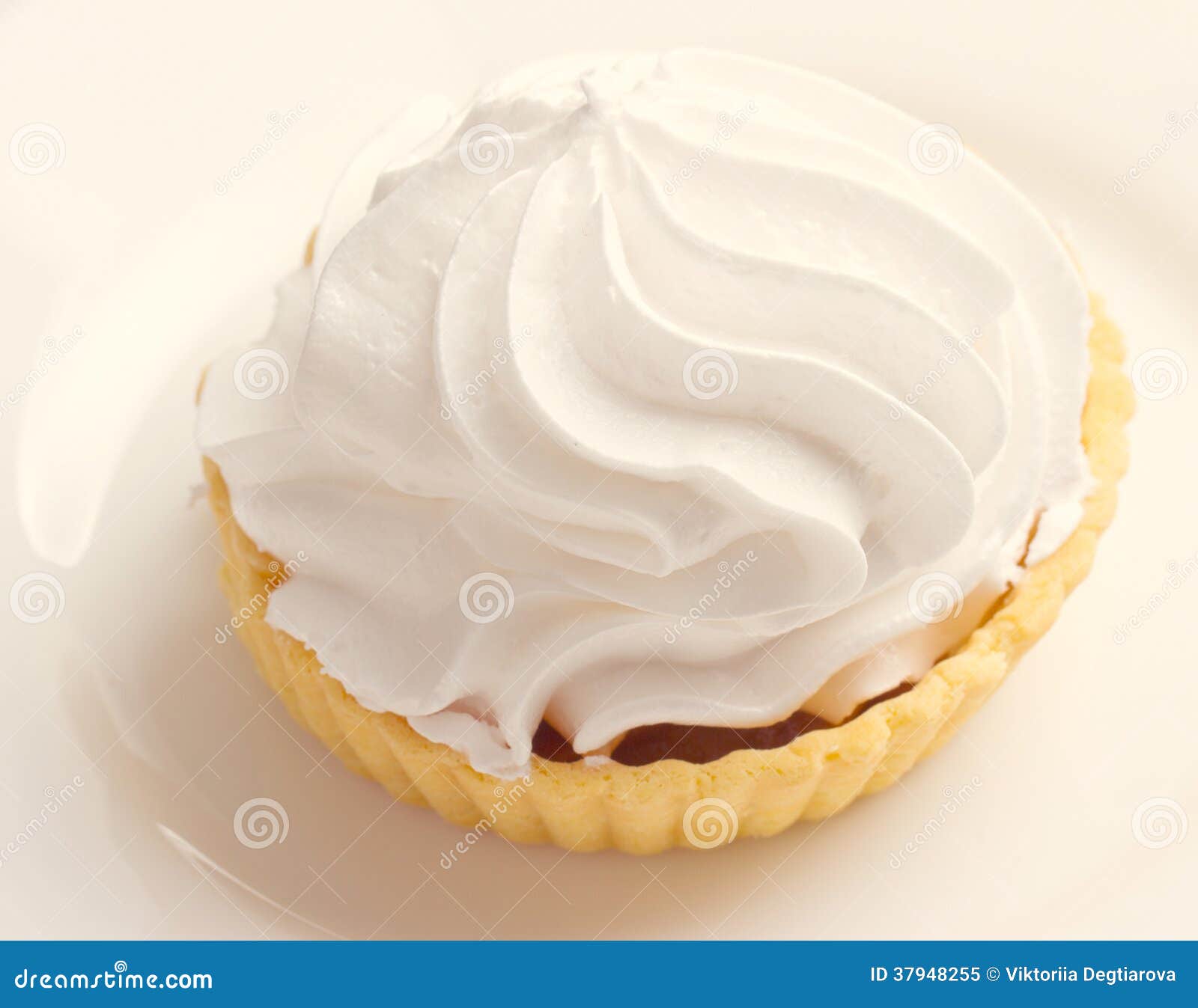 Cake with whipped cream stock image. Image of appetizing - 37948255