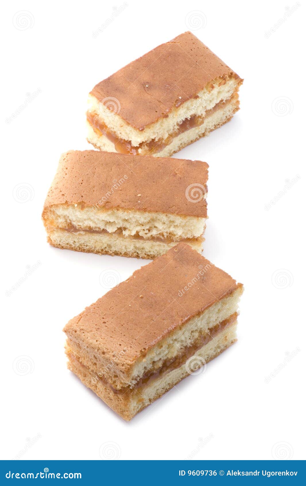 Cake on white macro stock photo. Image of lobule, fresh - 9609736