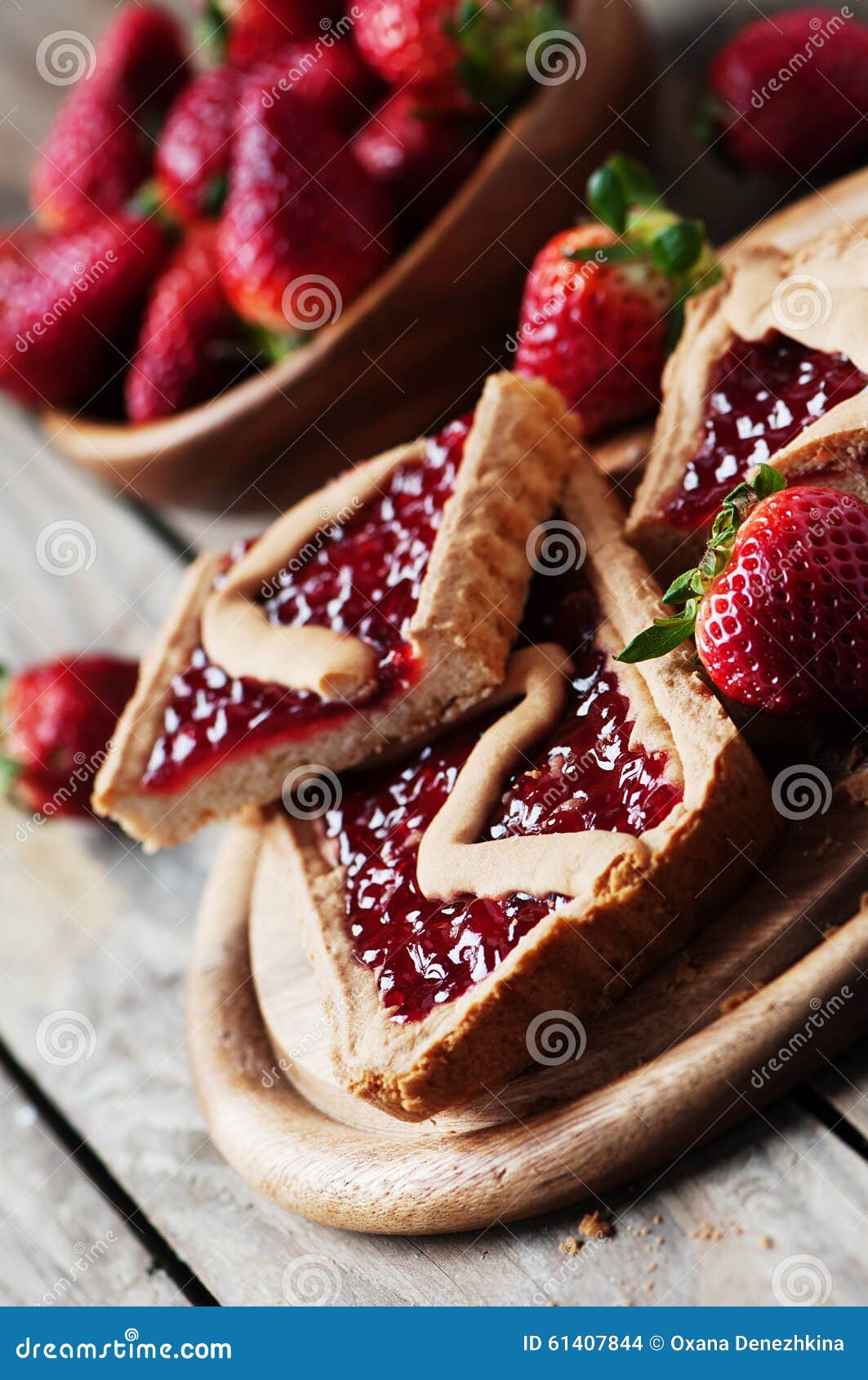 Cake wit strawberry stock photo. Image of tart, fruit - 61407844