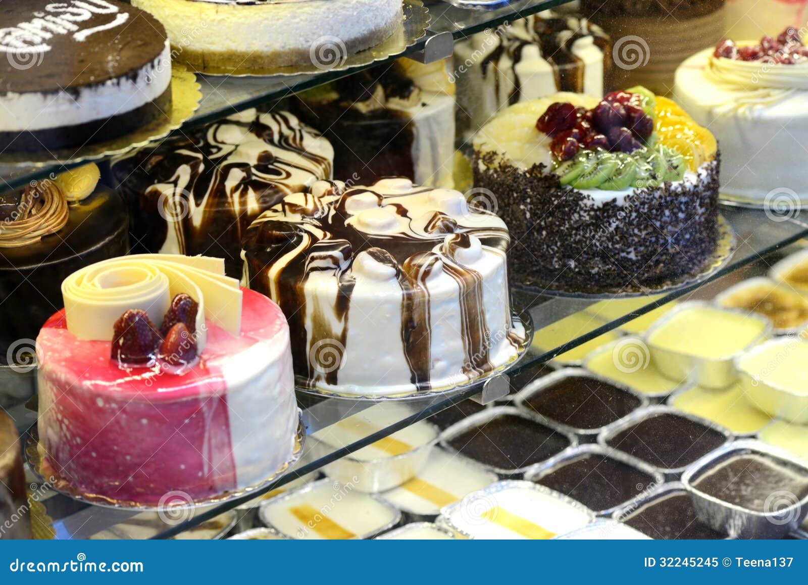 Cakes assortment stock image. Image of sweet, cake, cookie - 32245245