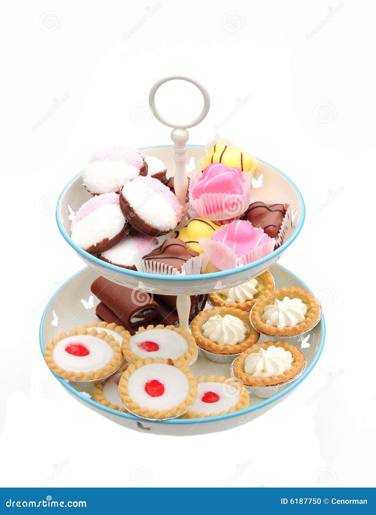 Cakes on a cake stand stock photo. Image of serveware - 6187750
