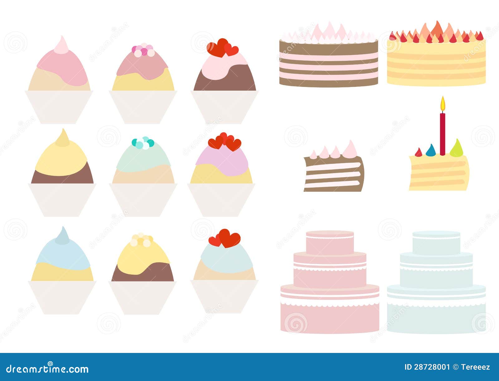 Pastel Cakes Stock Illustrations – 762 Pastel Cakes Stock Illustrations ...