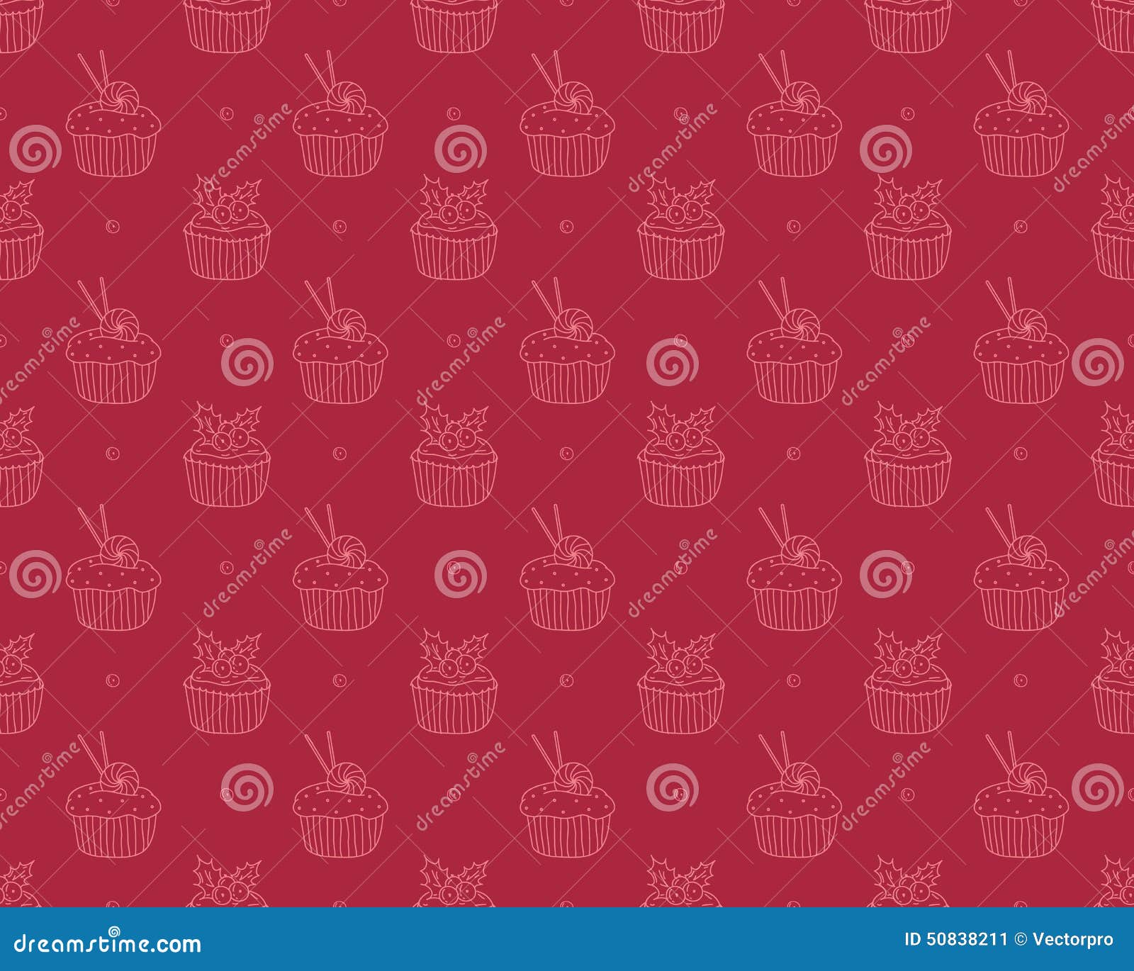 Cakes pattern stock vector. Illustration of cake, childhood - 50838211