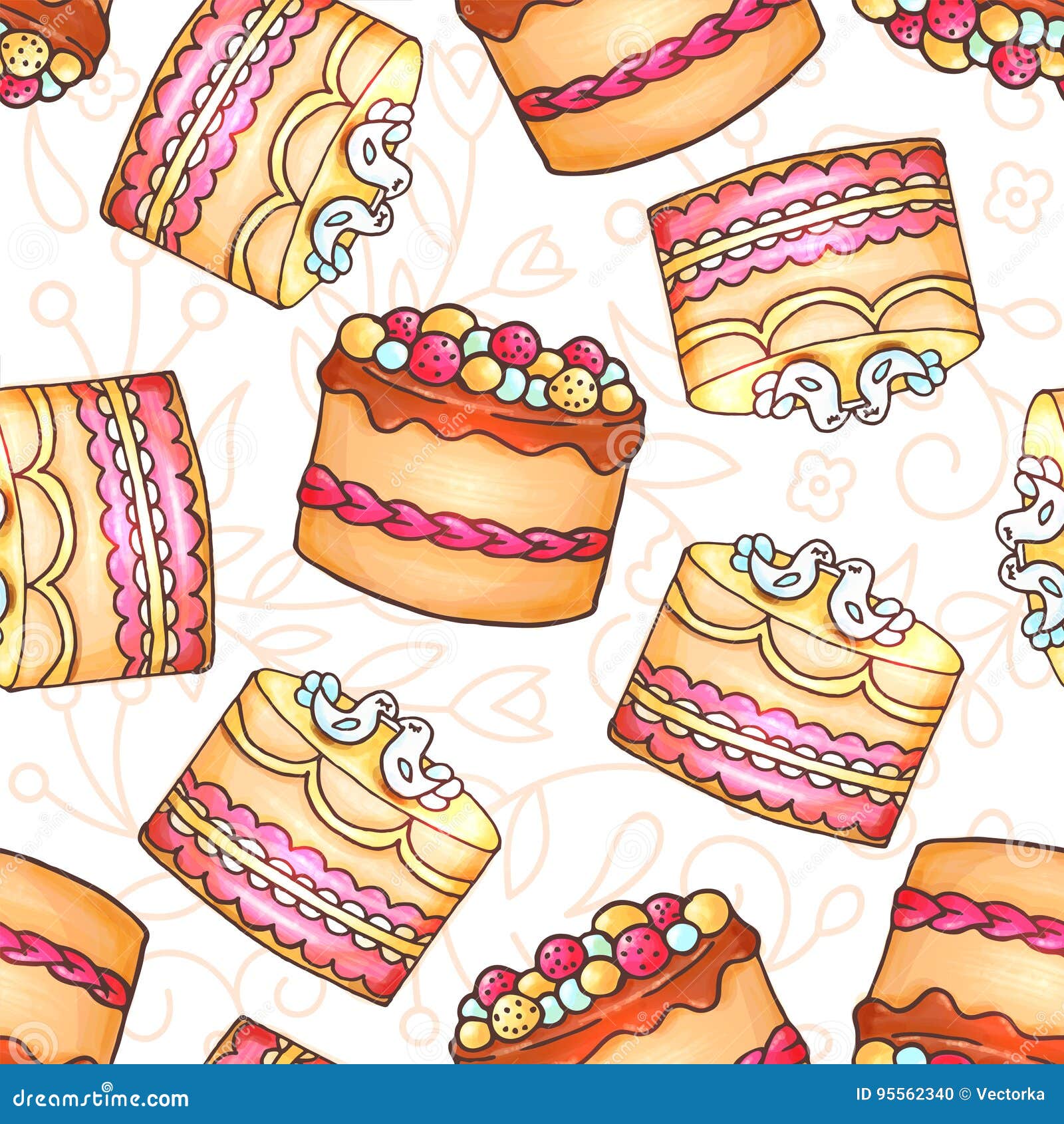 Cake Bakery Background