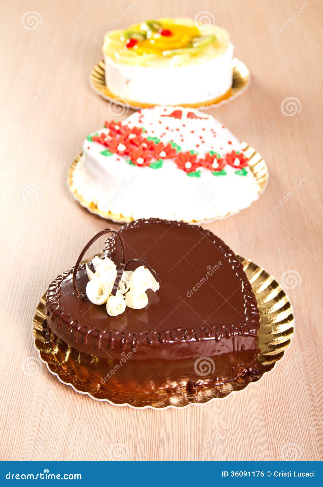 Cakes stock photo. Image of orange, confectionery, decorative - 36091176