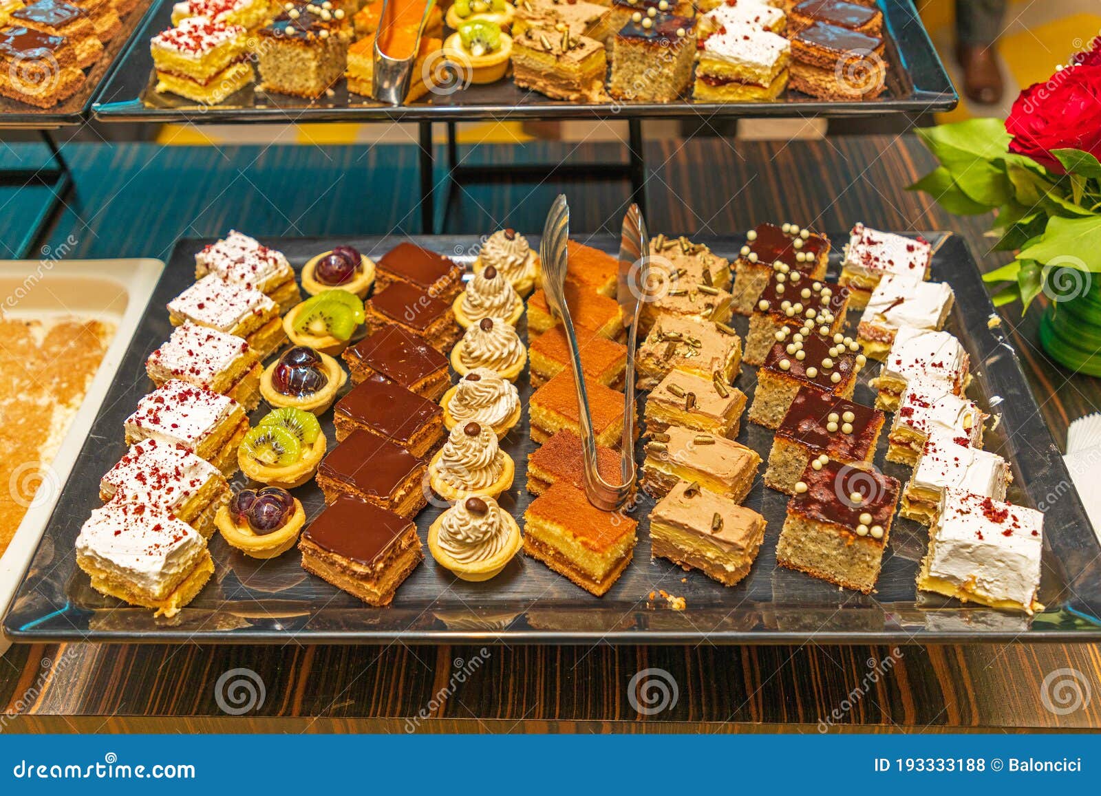 Cakes Tray stock photo. Image of variety, cake, europe - 193333188