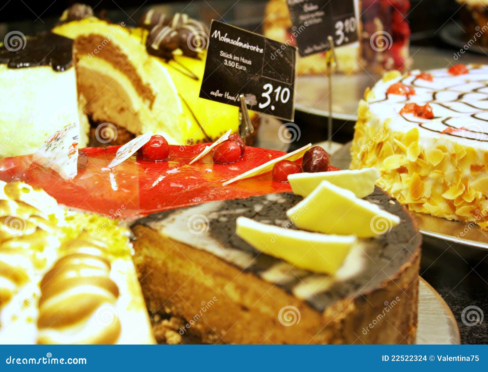 Cakes variety stock photo. Image of slices, taste, chocolate - 22522324