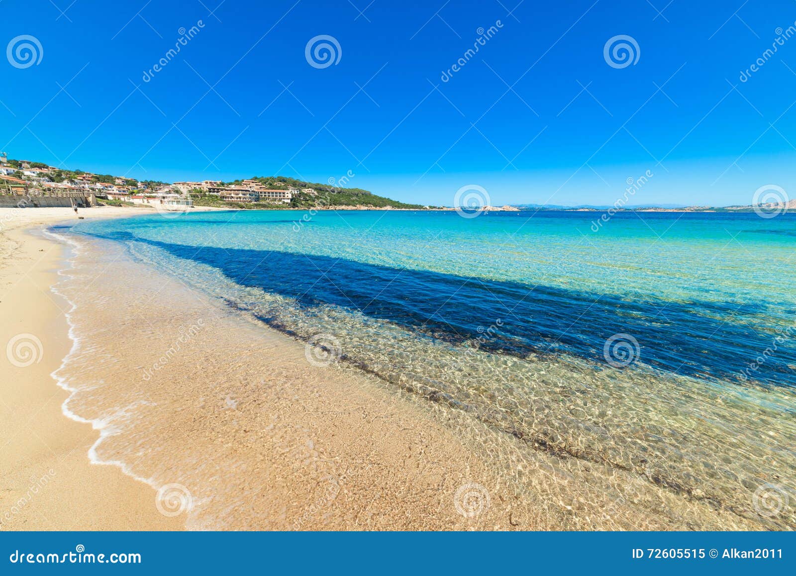 Cala Battistoni beach stock image. Image of leisure, mediterranean ...
