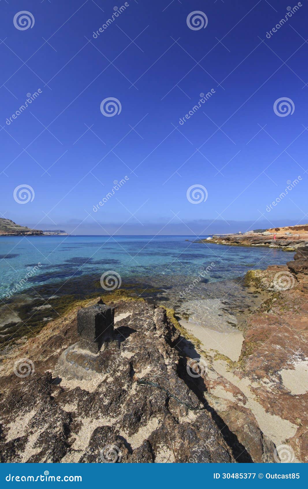 CALA CONTA, IBIZA SPAIN, EIVISSA Stock Image - Image of conta, ibiza ...