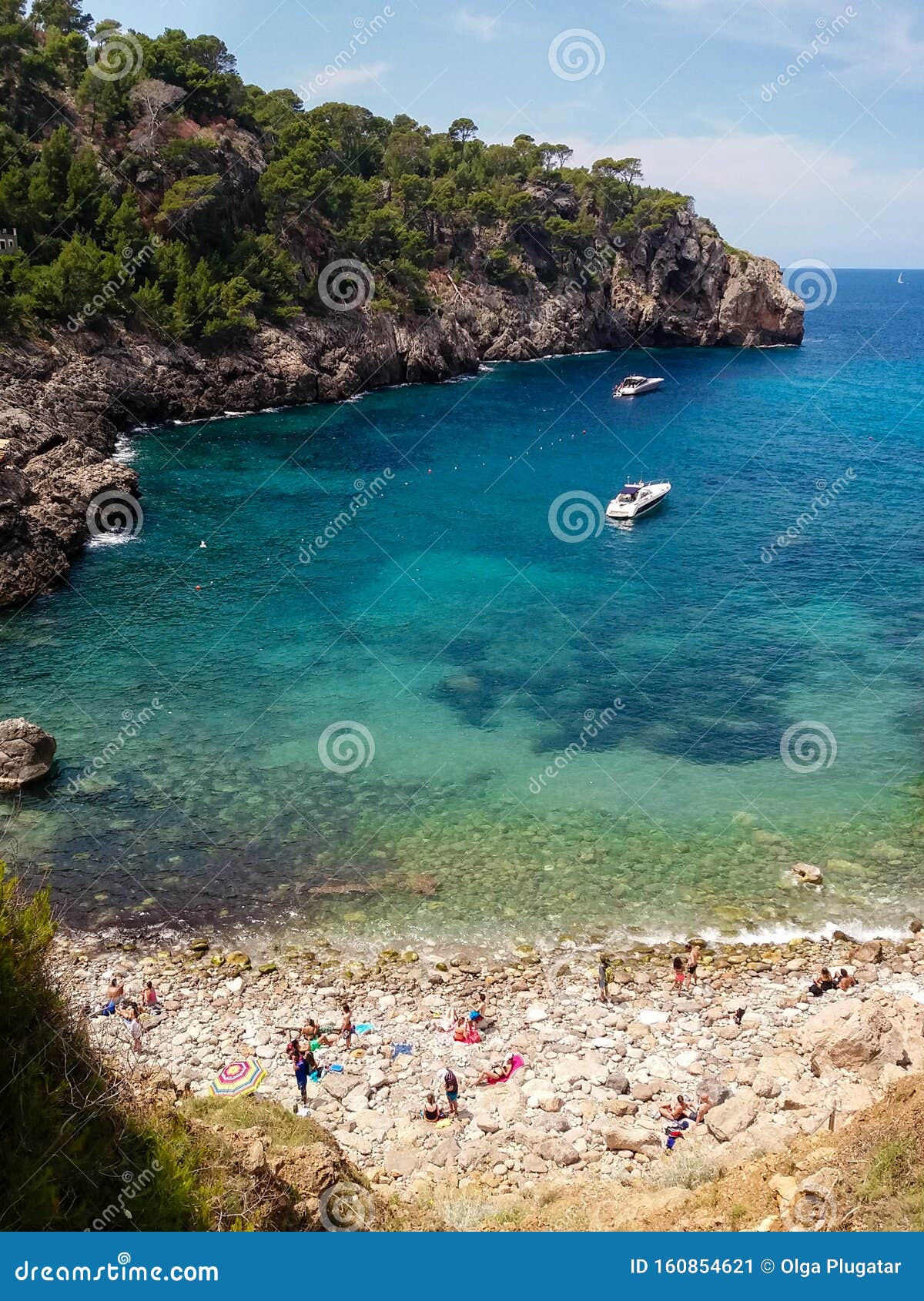 Cala De Deia in Mallorca, Most Beautiful Beach in the World Editorial ...