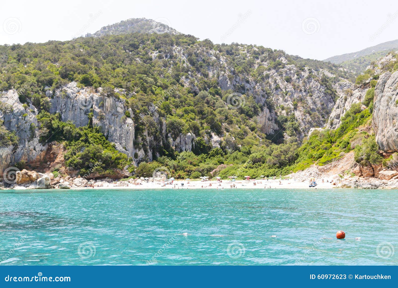 Cala Gonone stockbild. Bild von felsig, nave, relax, panoramisch - 60972623
