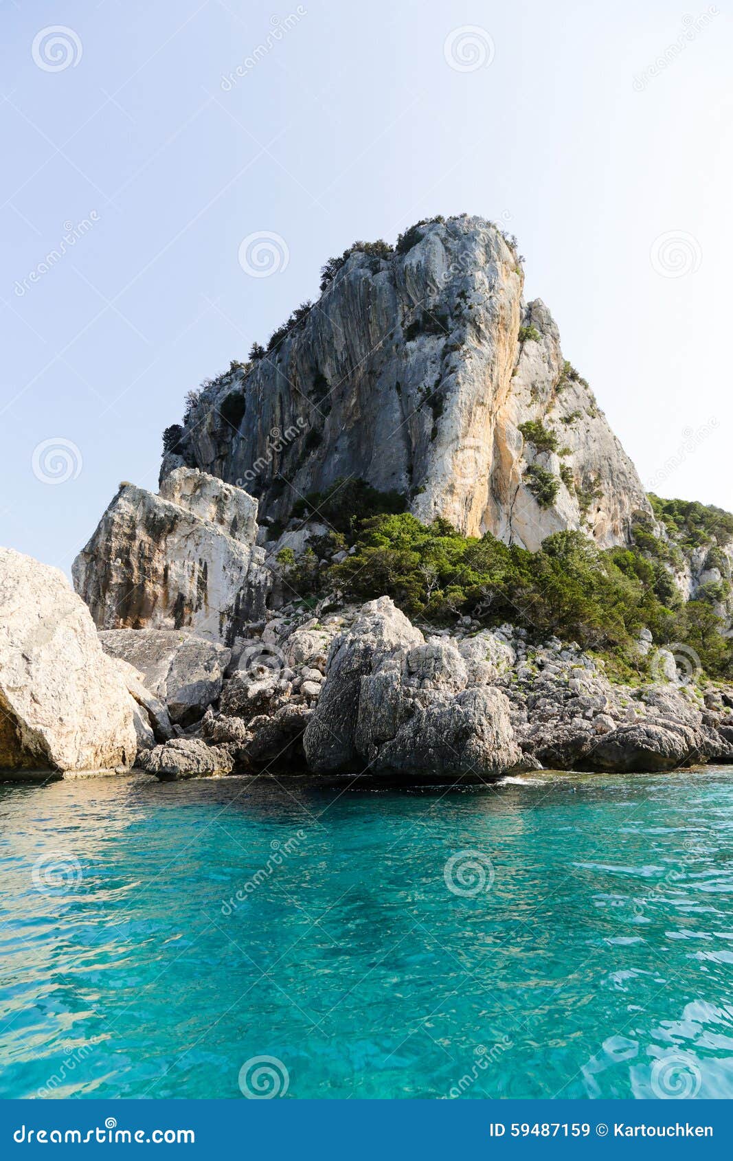 Cala Gonone stock image. Image of beautiful, beach, relax - 59487159