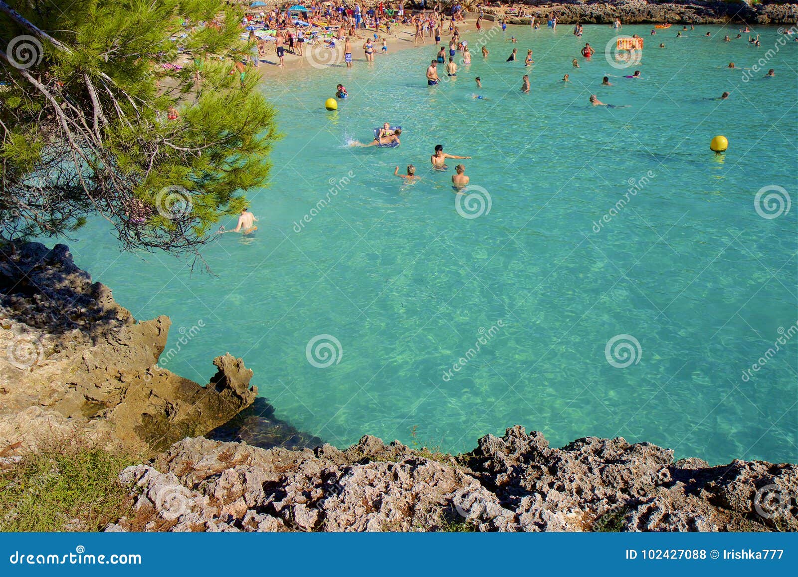 Cala Gran, Mallorca foto de archivo editorial. Imagen de vacaciones ...