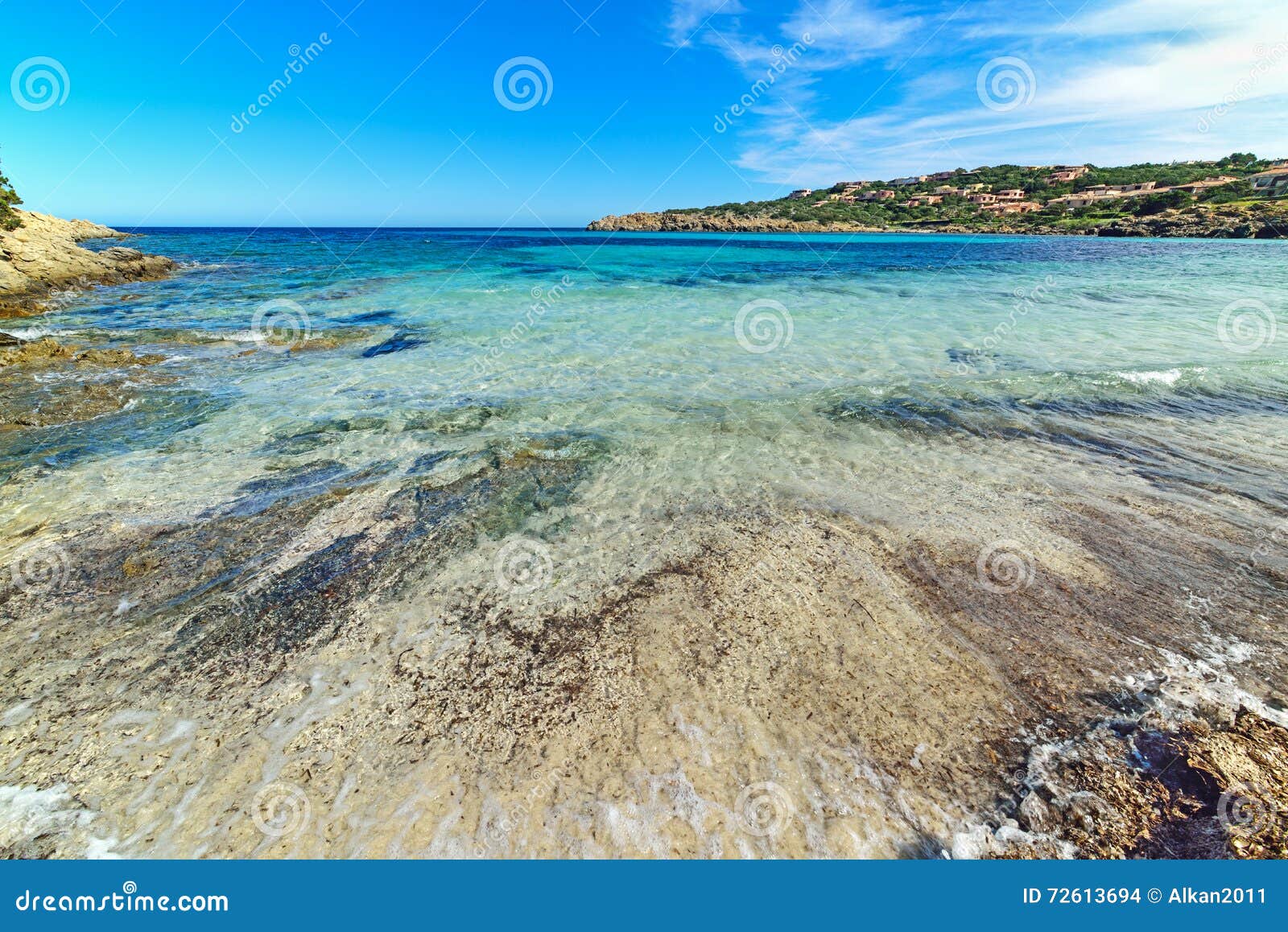 Cala Granu shoreline stock photo. Image of mediterranean - 72613694