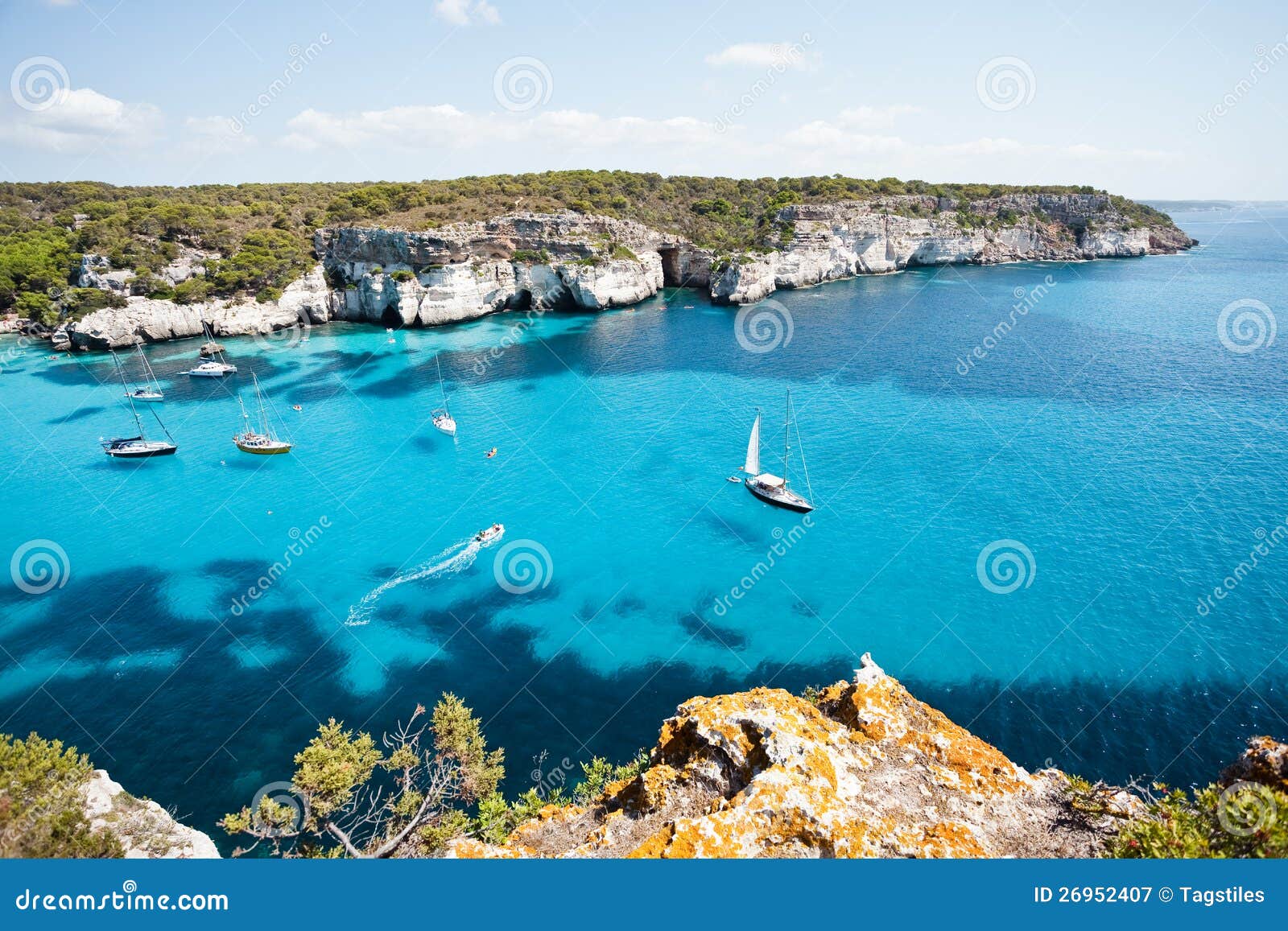 Cala Macarella stock image. Image of longhaul, island - 26952407