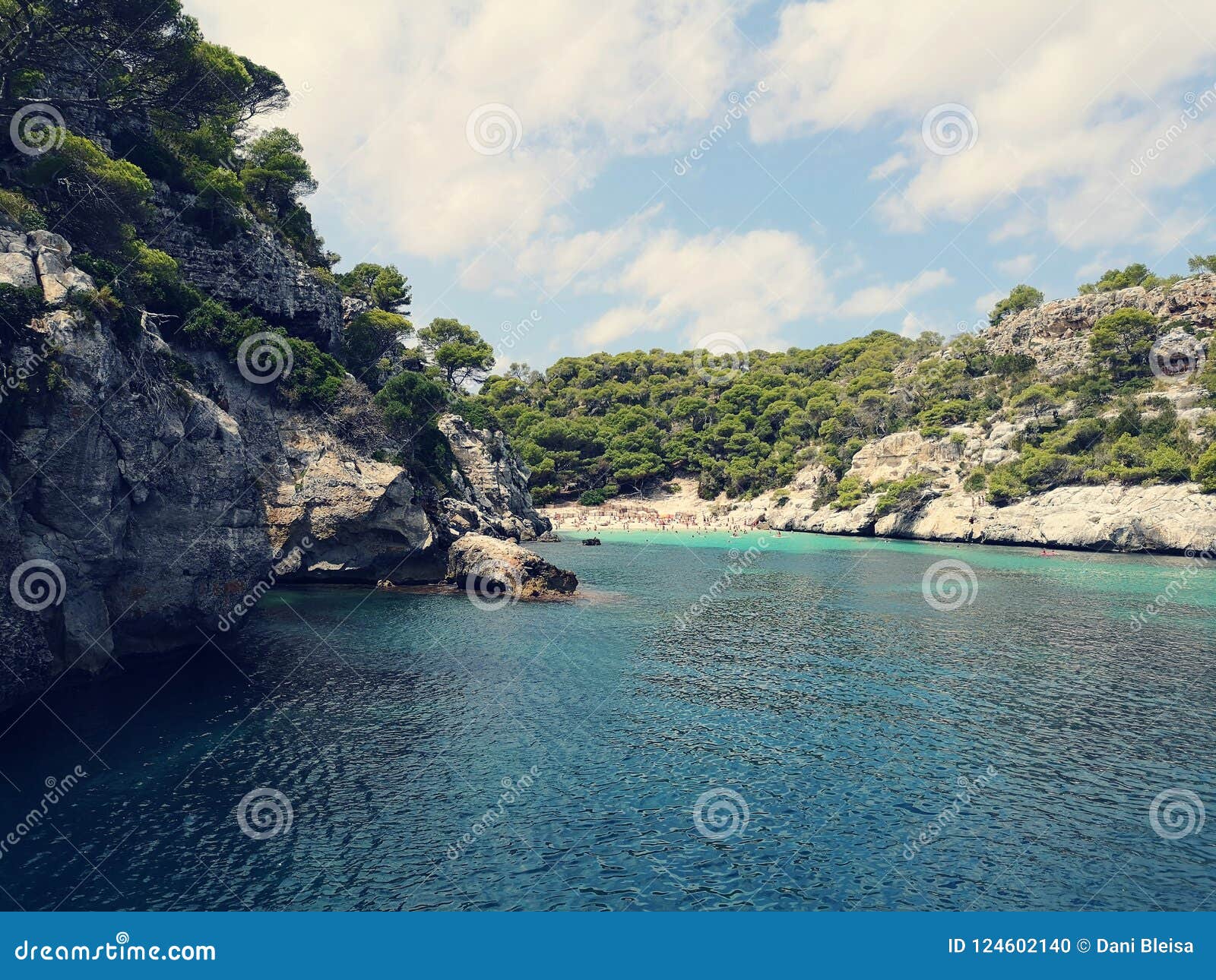 Cala Macarella stock photo. Image of cala, menorca, paradise - 124602140