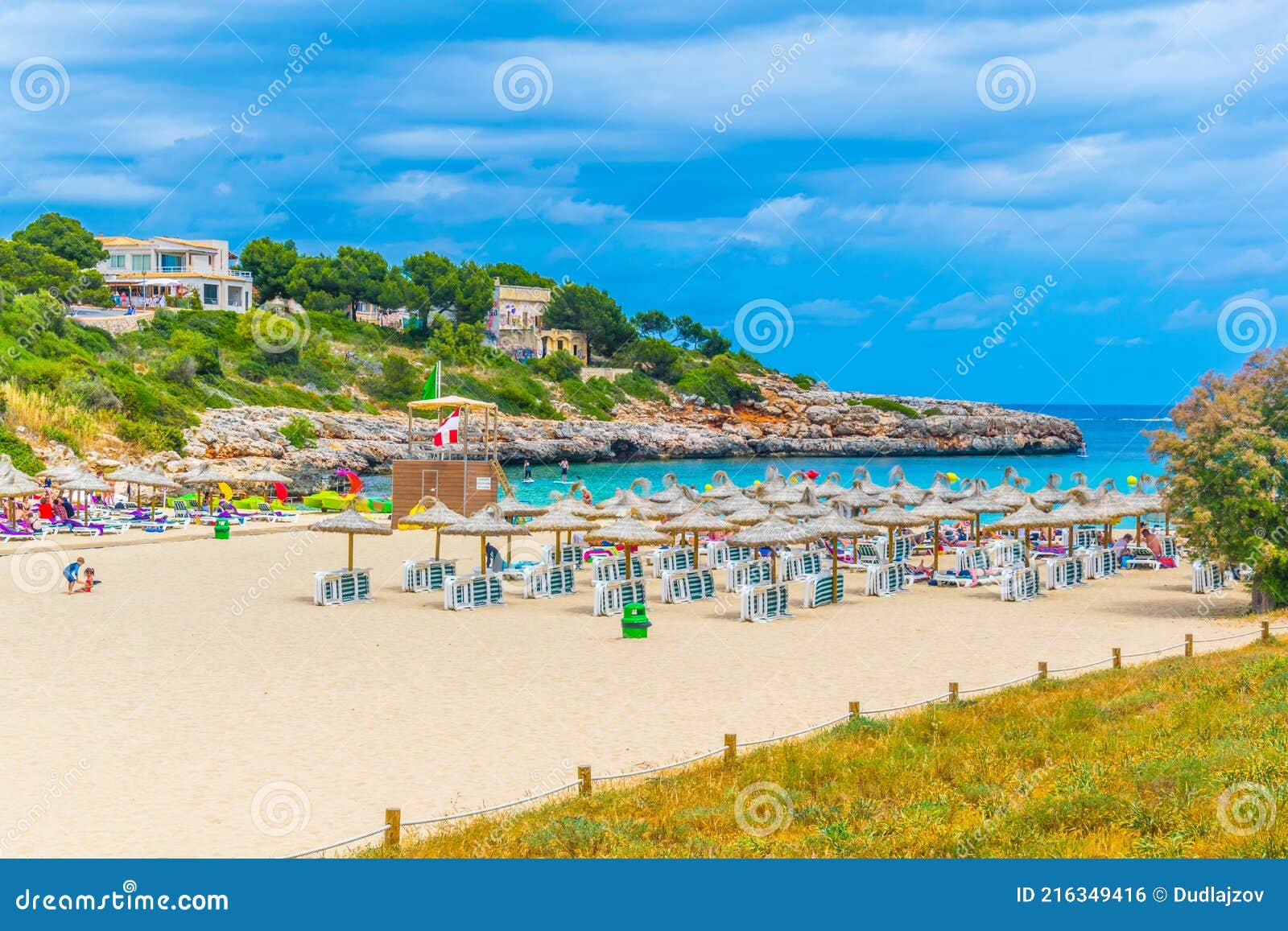 Cala Marcal Beach at Mallorca, Spain Editorial Photo - Image of water ...