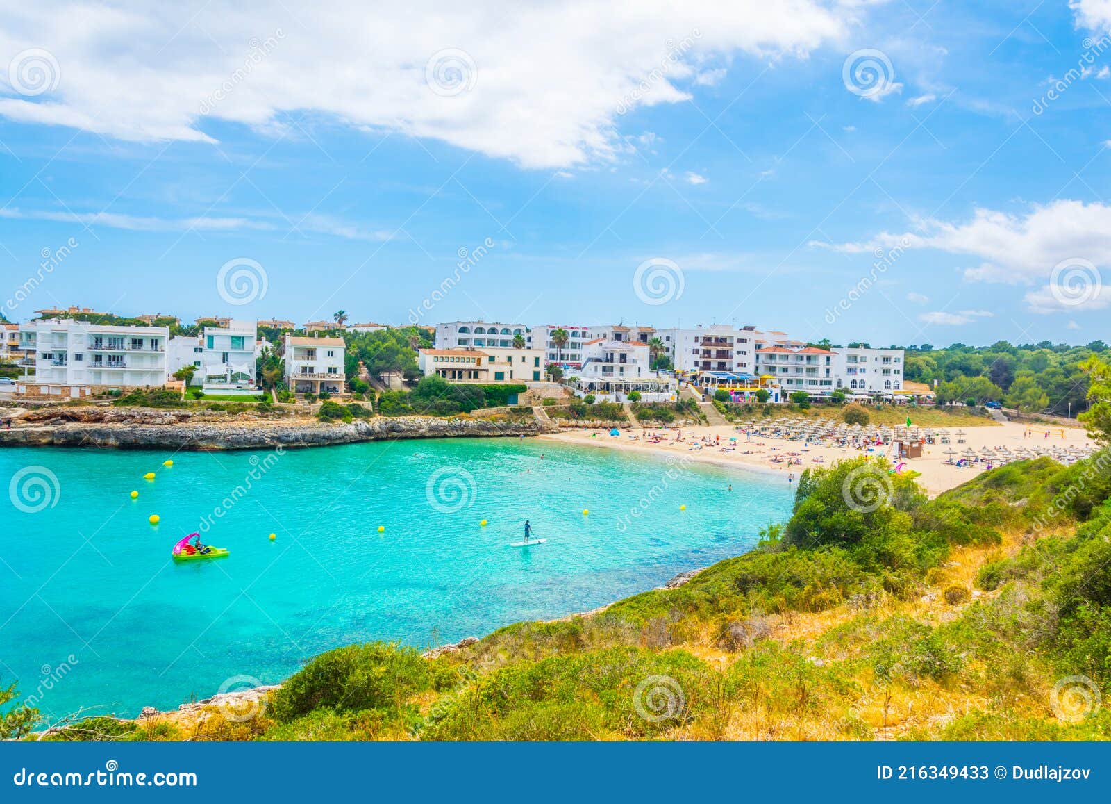 Cala Marcal Beach at Mallorca, Spain Stock Image - Image of coast ...