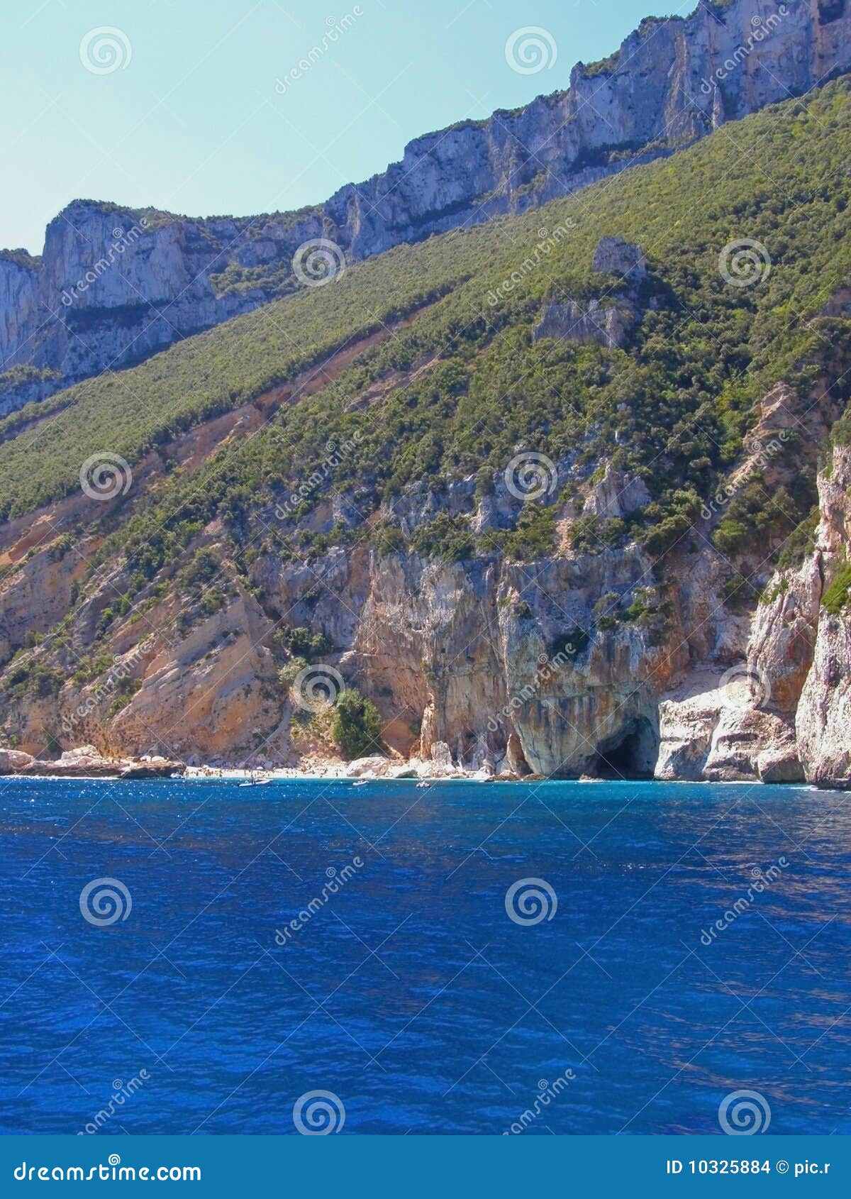 Cala Mariolu Beach in Sardinia - Italy Stock Photo - Image of geology ...