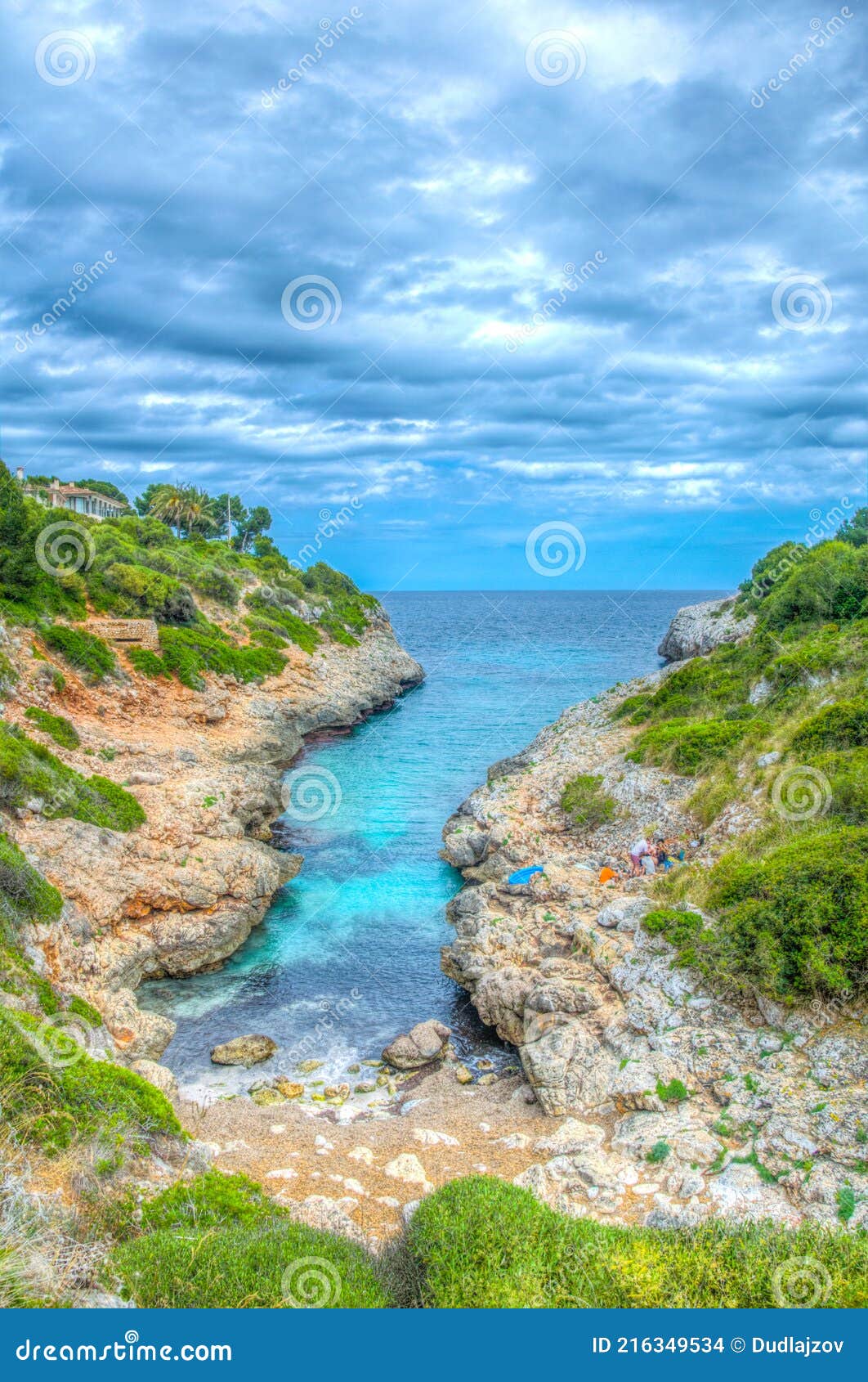 Cala Murta Bay at Mallorca, Spain Stock Photo - Image of beach, island ...