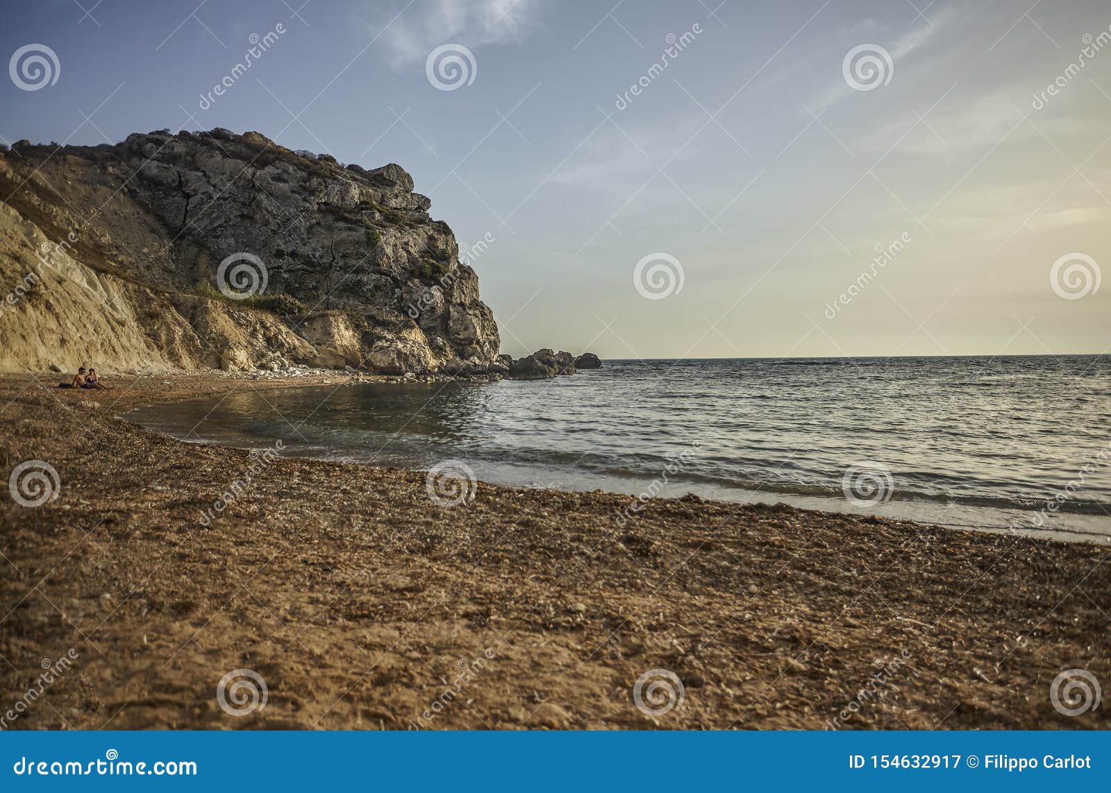 Cala Paradiso Beach Shoreline Stock Image - Image of mediterranean ...
