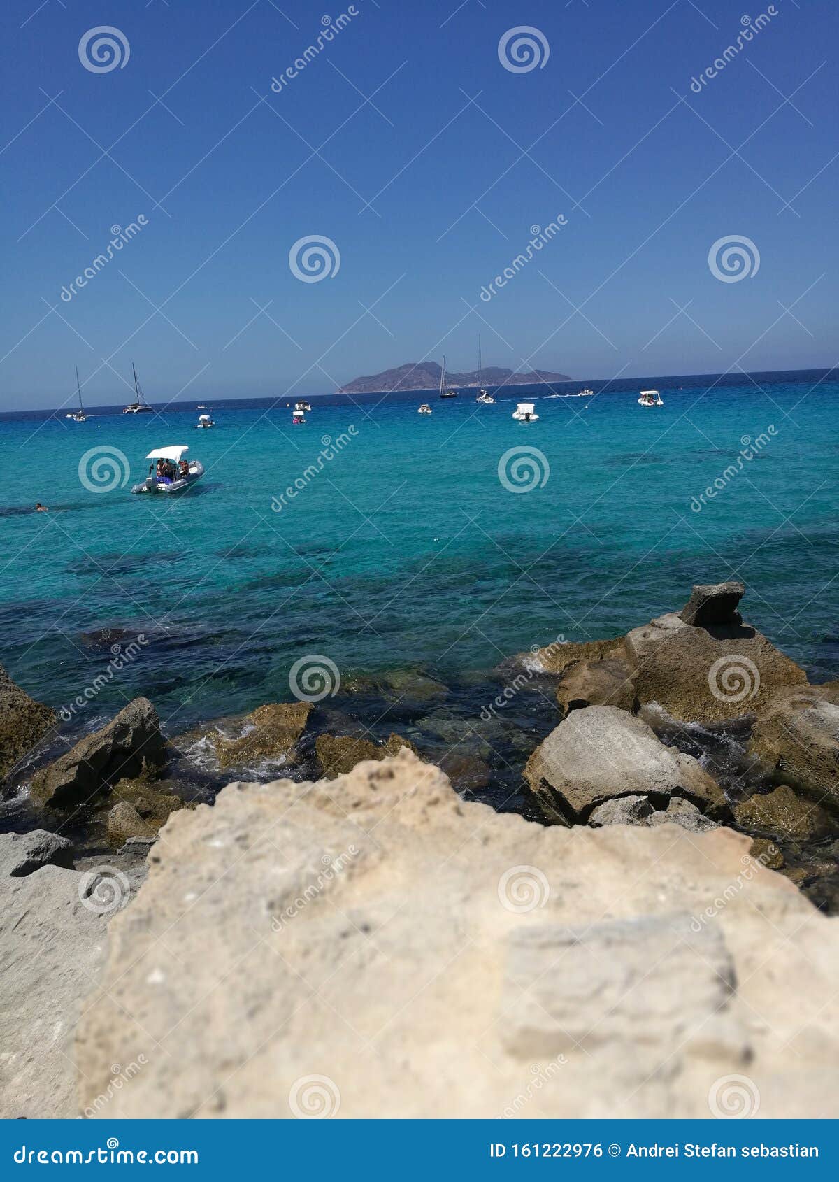 Cala Rossa Sicily Sea Italy Stock Photo - Image of rossa, italy: 161222976