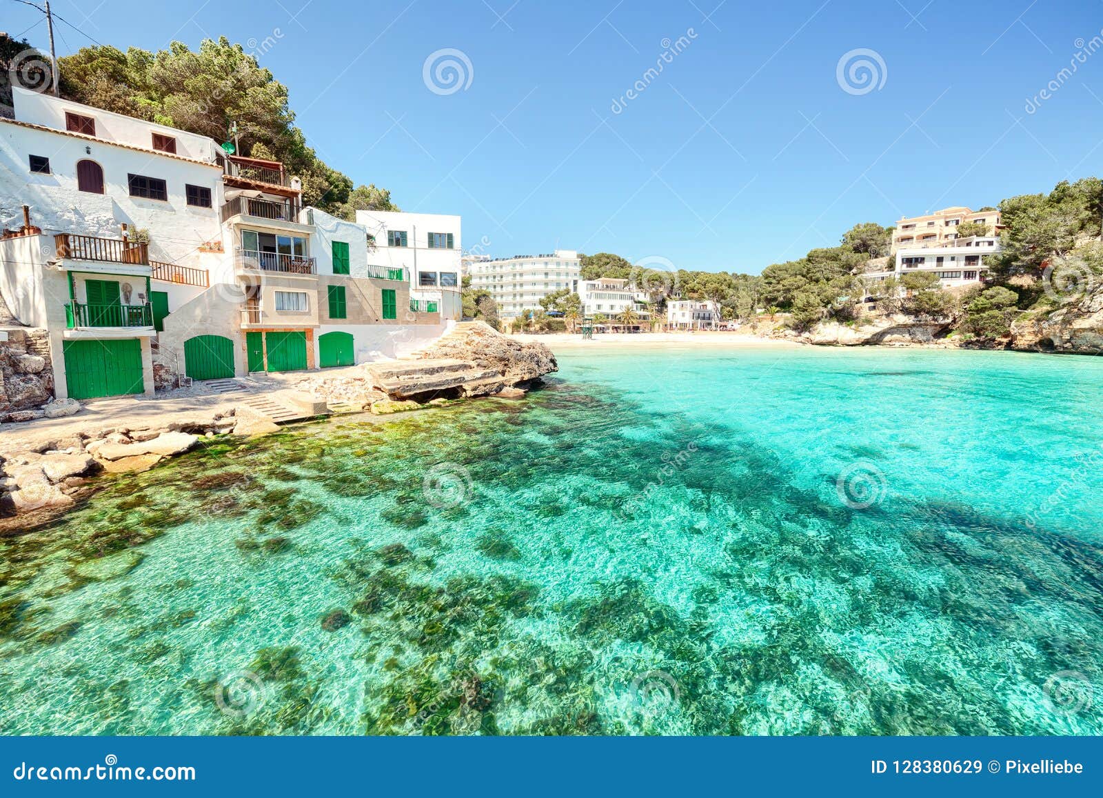 Cala Santanyi, Mallorca, Majorca, Espanha Imagem de Stock - Imagem de ...