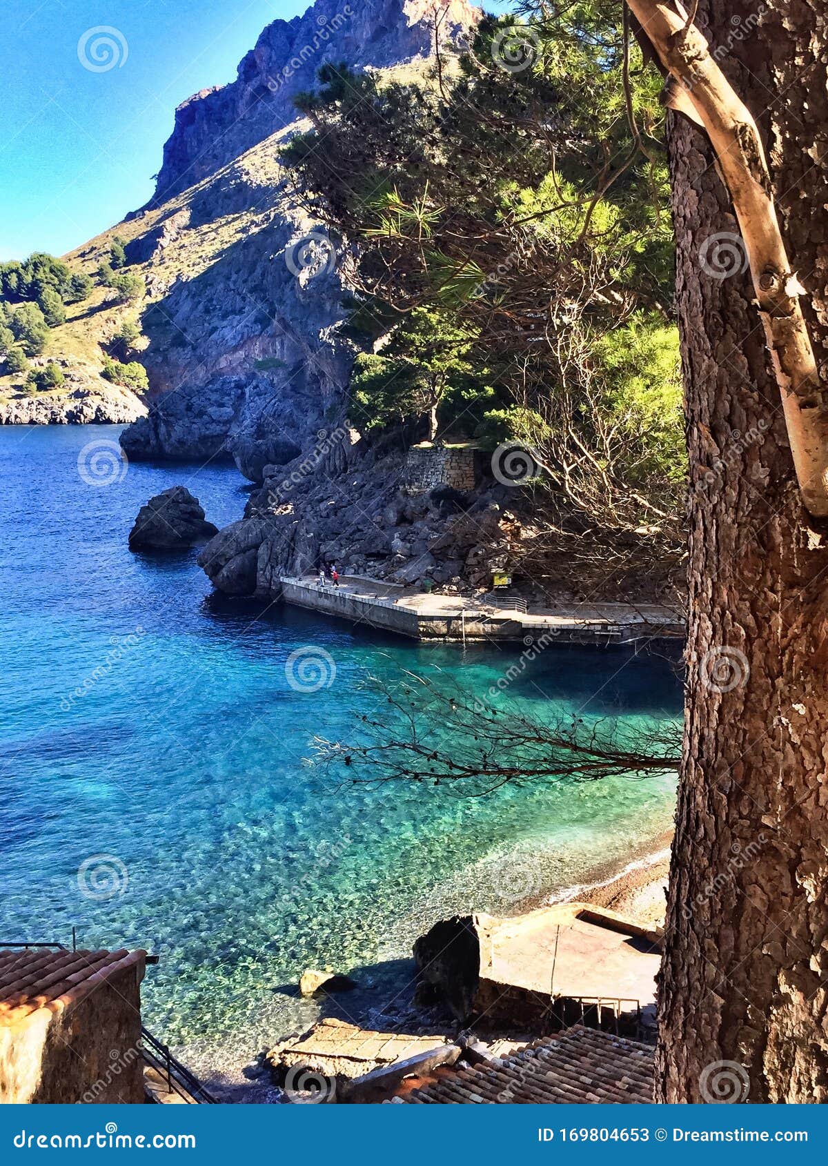Cala Spain stock image. Image of spain, beach, cala - 169804653