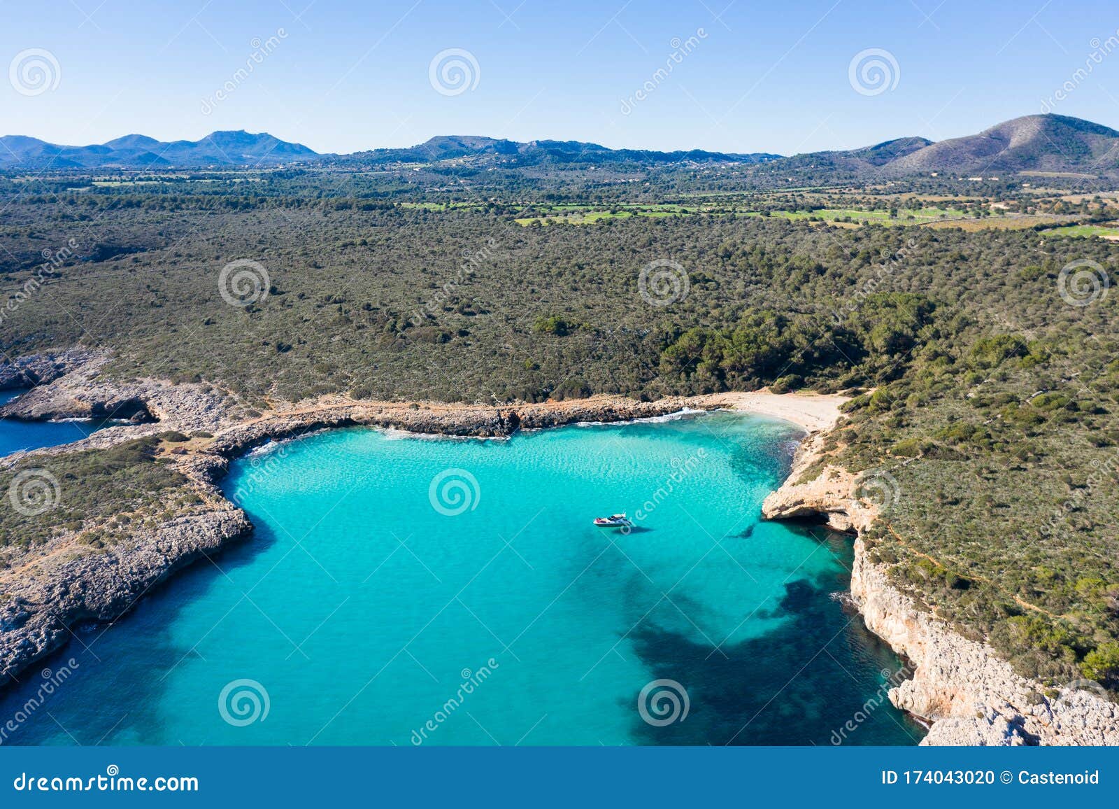 The Cala Varques Lagoon in Mallorca Stock Photo - Image of spain ...