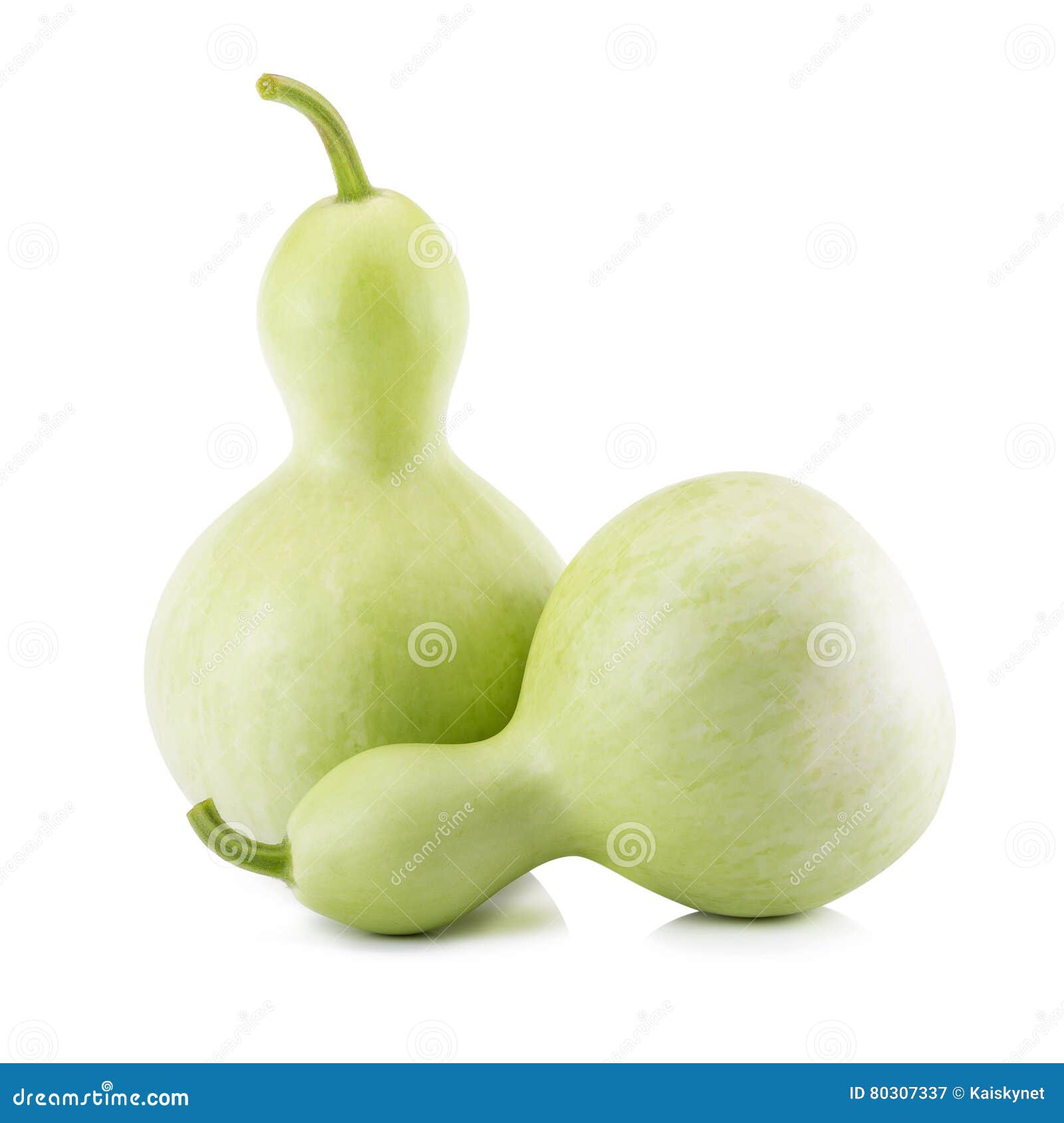 Calabash Isolated on White Background Stock Image - Image of eatable ...